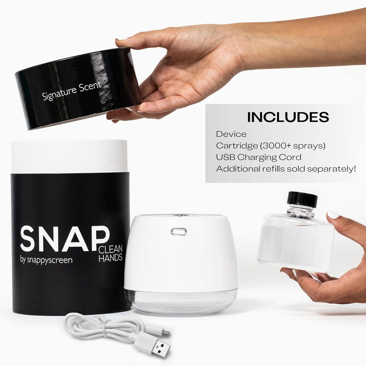 SnappyScreen Inc. SNAP Clean Hands Touchless Mist Sanitizer (Signature ...