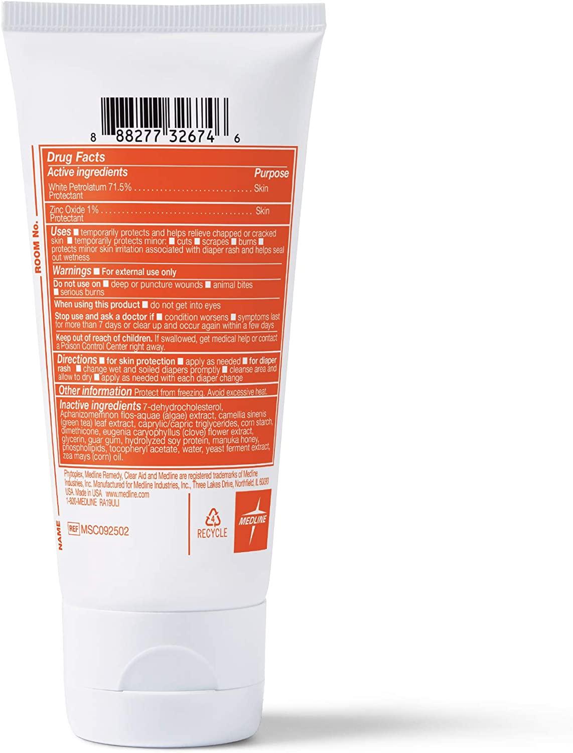 Medline Phytoplex Clear-Aid Skin Protectant Ointment - 2.5 oz for ...