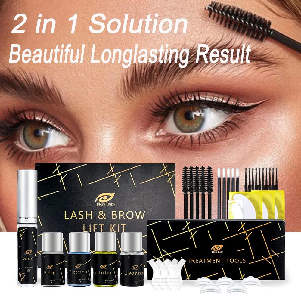 Omysda 2-in-1 Brow Lamination and Lash Lift Kit | Professional At-Home ...