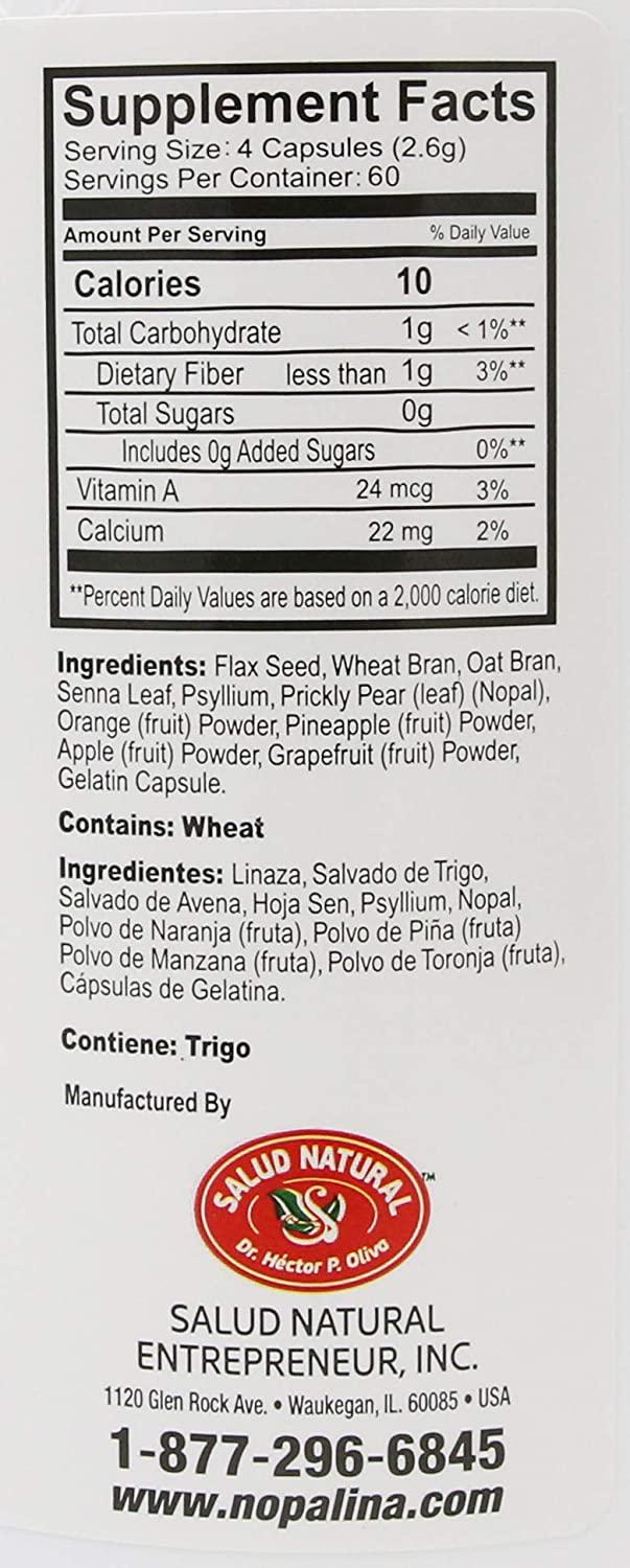 Nopalina Formula 240 Capsule - Omega 3-6-9 Flax Seed Supplement | Buy ...