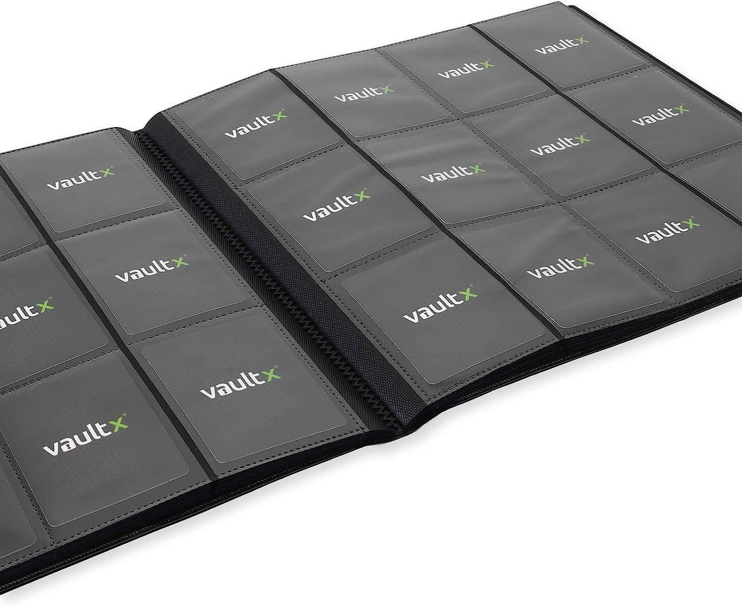 Vault X 12-Pocket Trading Card Album Binder - 480 Side Loading Pockets for TCG - Black | Buy Now ...