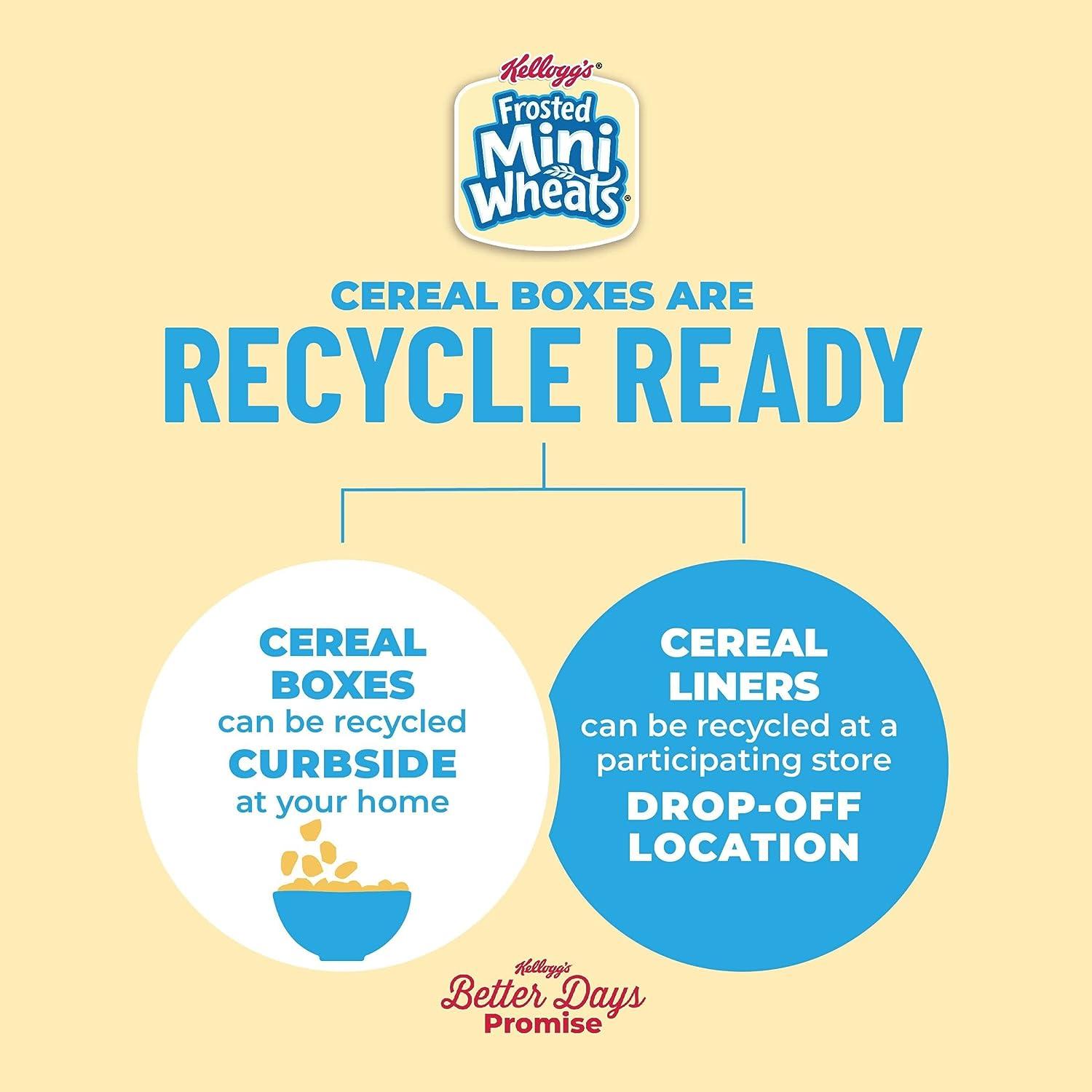 Kellogg's Frosted Mini-Wheats Cereal 24oz Family Size - High-Fiber ...