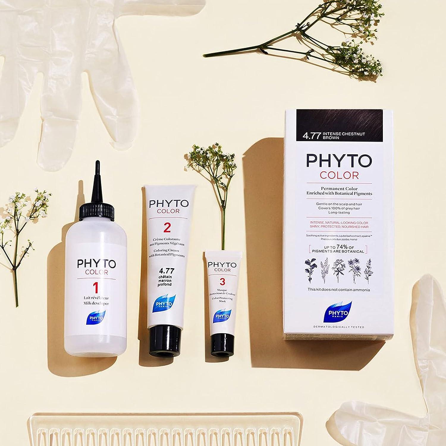 PHYTO Phytocolor Permanent Hair Color | Botanical Pigments | 100% Grey ...