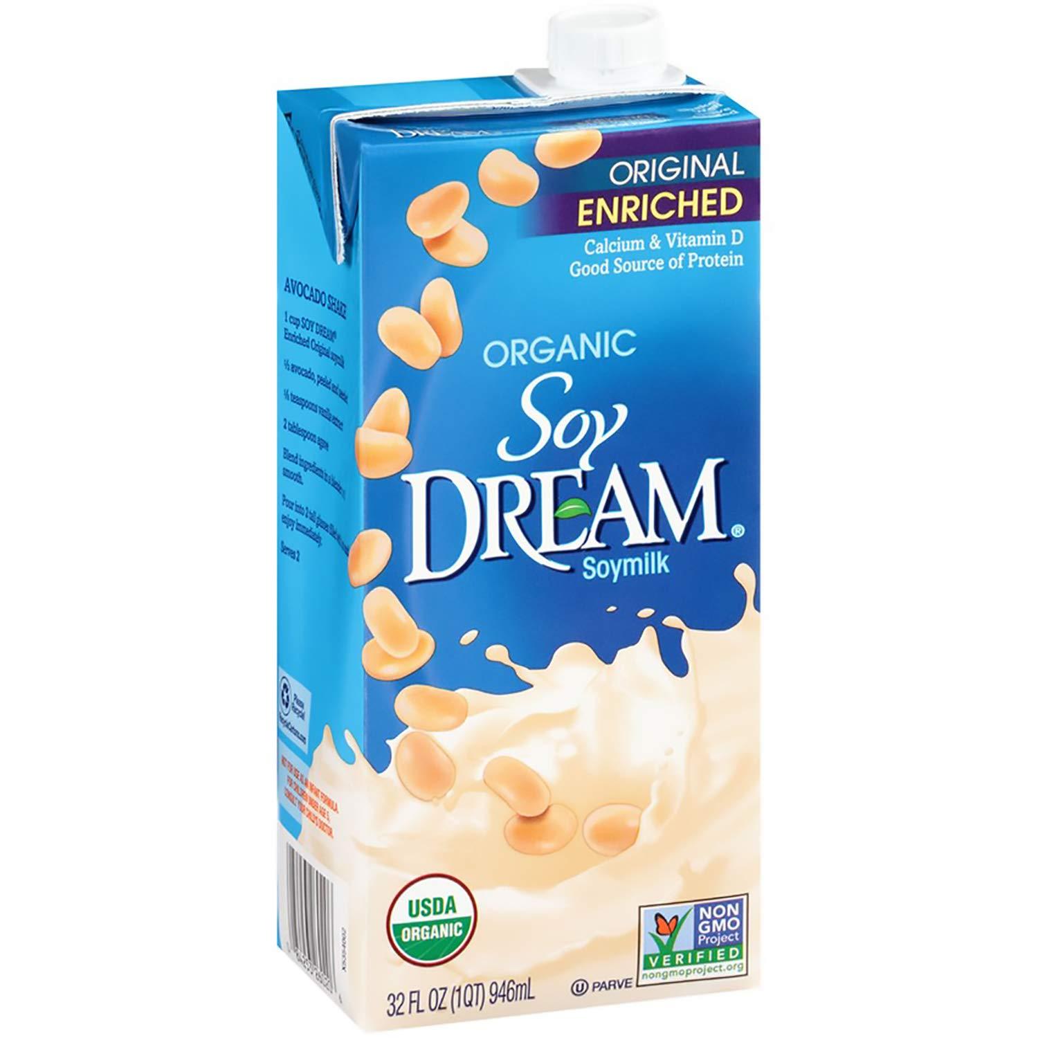 Soy Dream Enriched Original Organic Soymilk 32 Oz - Pack of 6 | Buy Now ...
