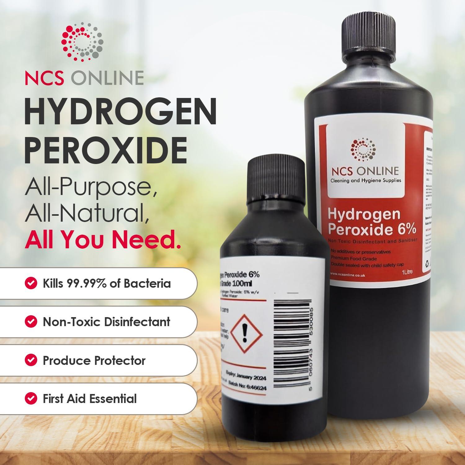 NCS Hydrogen Peroxide (6%) Food Grade 1 Litre | Buy Now in ...