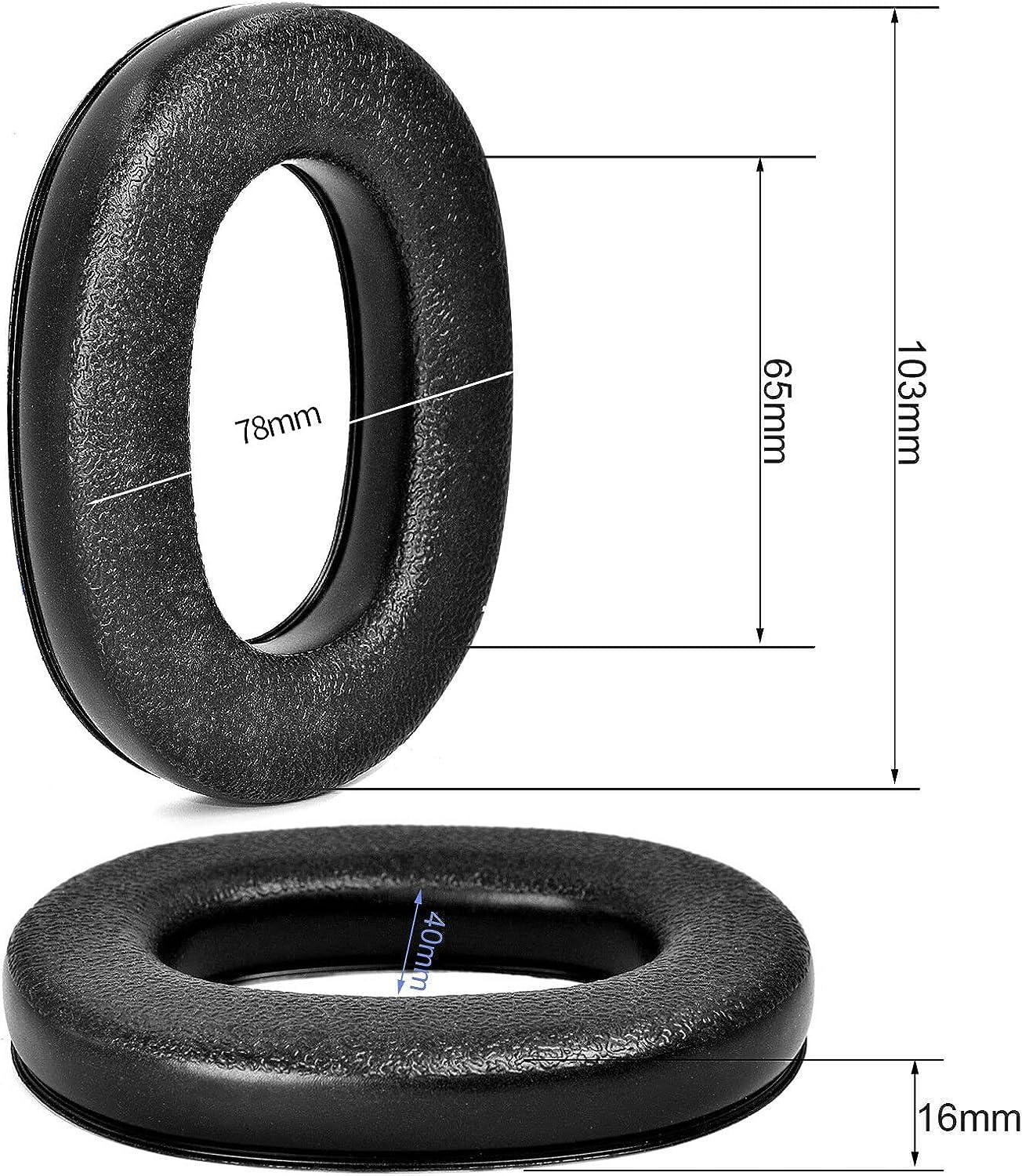 Replacement TPU Ear Pads for 3M WorkTunes Connect Hearing Protector - 1 ...