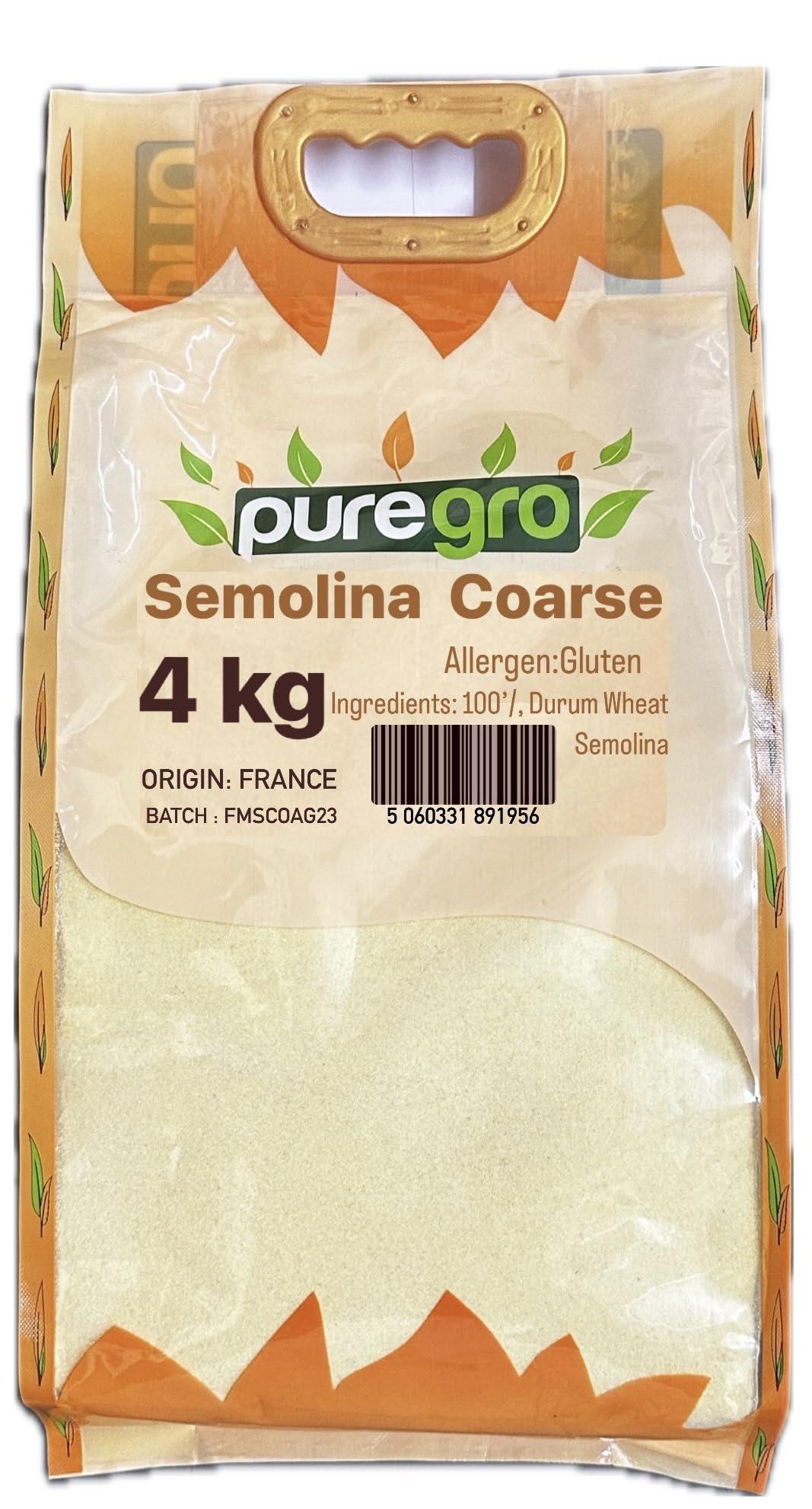 Puregro Semolina Coarse 4kg | Buy Now with Express International ...