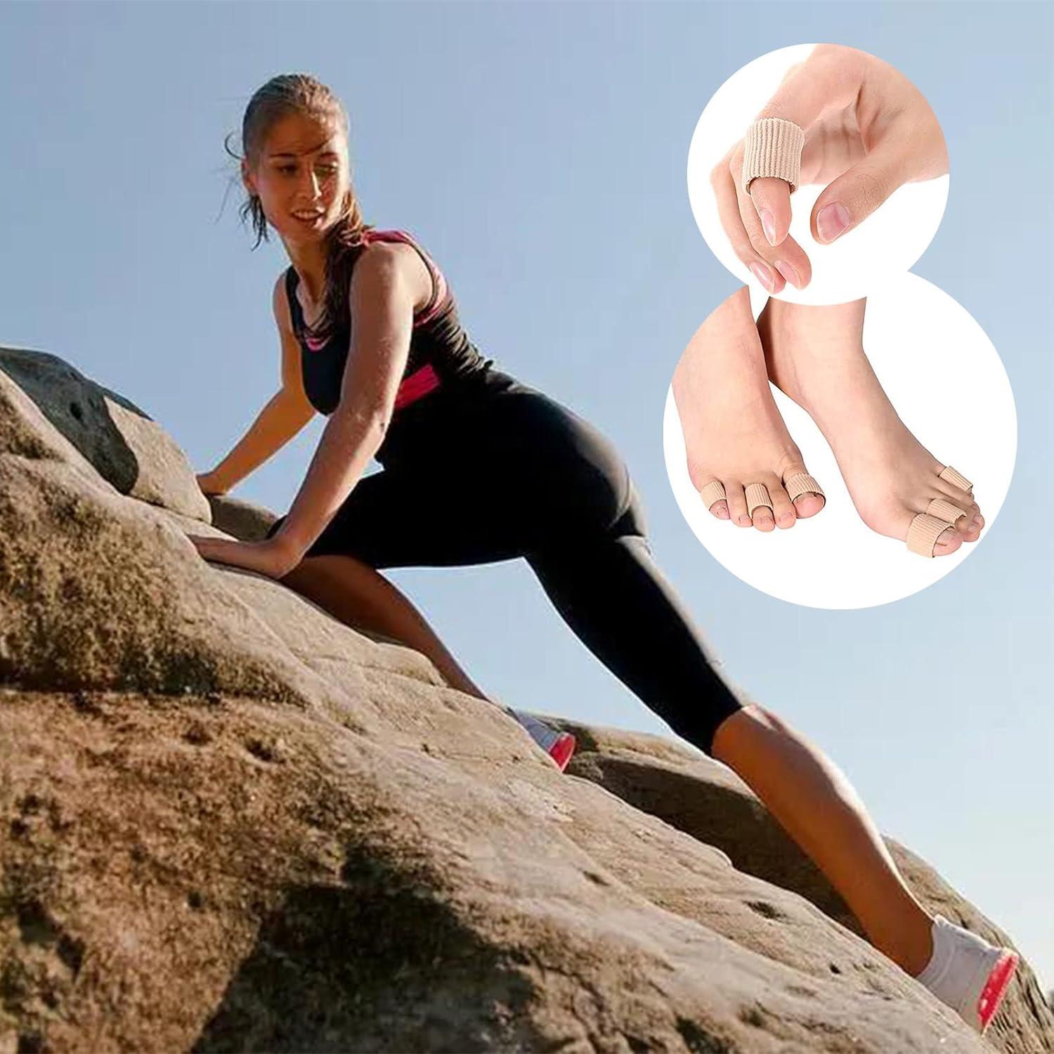 Adjustable Gel Toe and Finger Caps - Toe Finger Cushion Sleeves ...