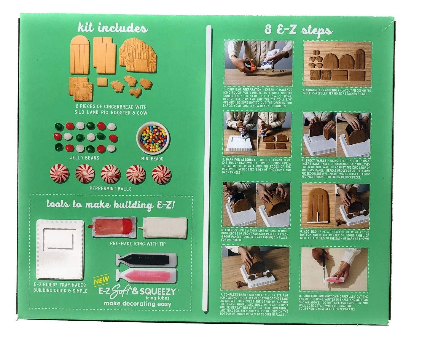 Create-A-Treat Gingerbread Barn Kit E-Z Build 2.2 lbs. | Buy Now with ...