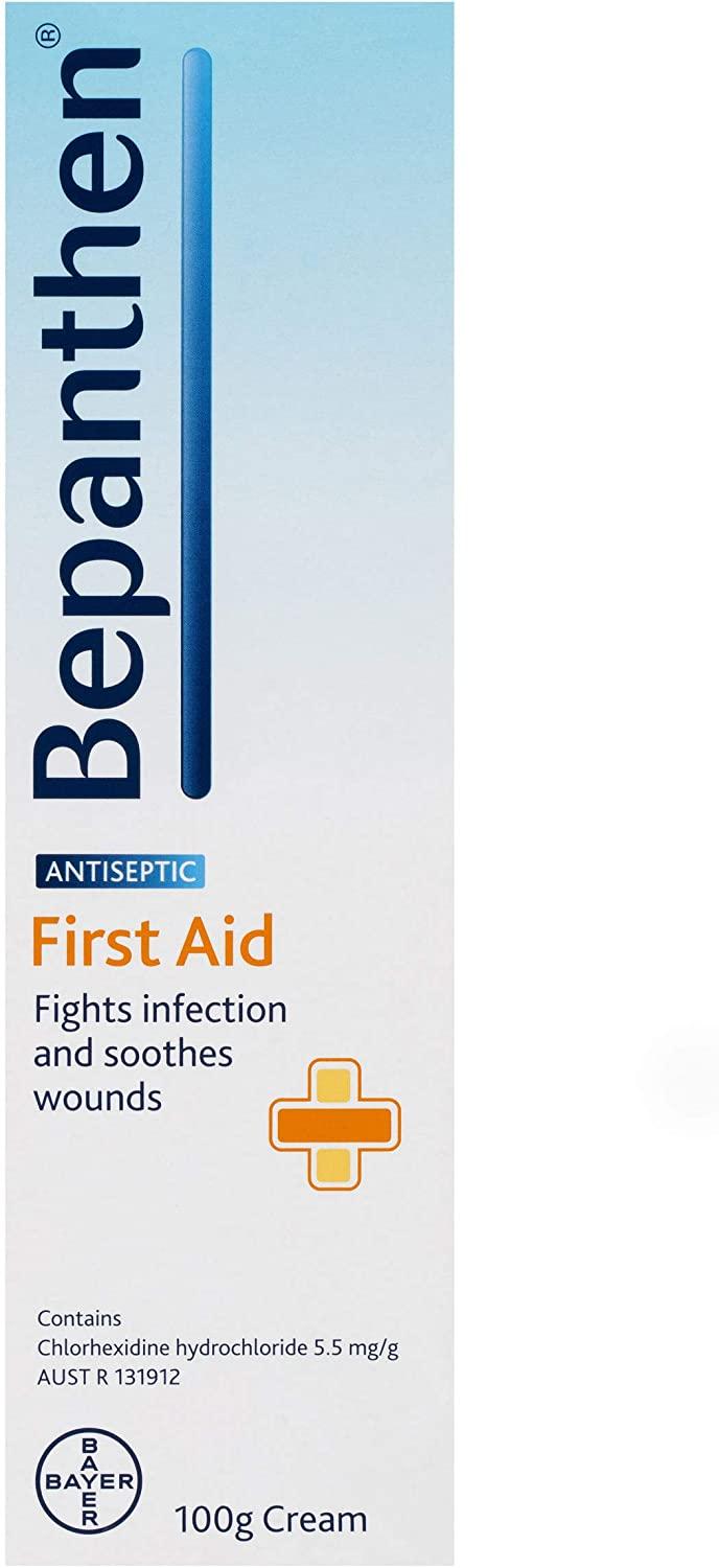 Bepanthen First Aid Antiseptic Cream 100g - Soothing Relief for Minor ...