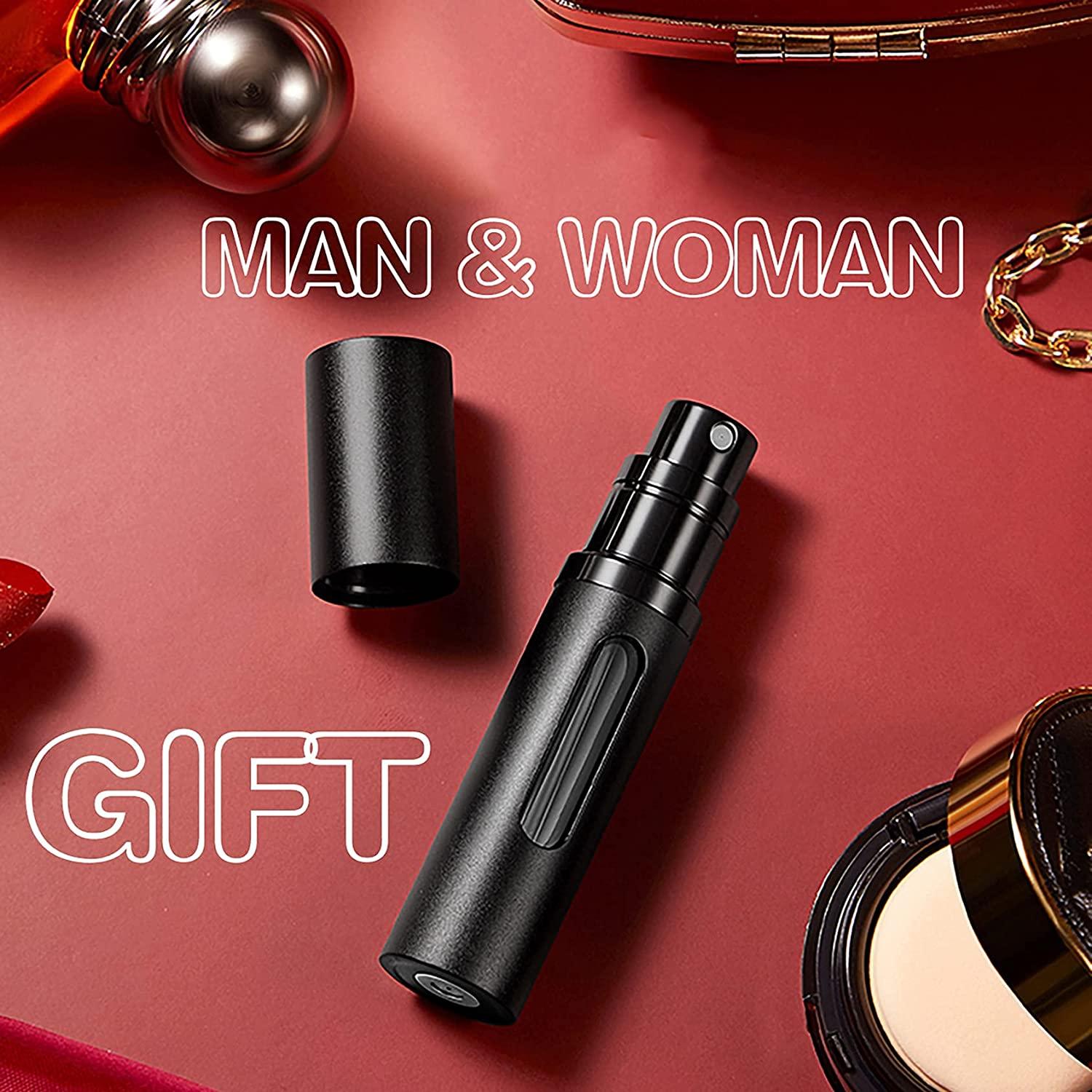 Perfume Atomizer Bottle, SixTmoon Portable Mini Refillable Empty ...