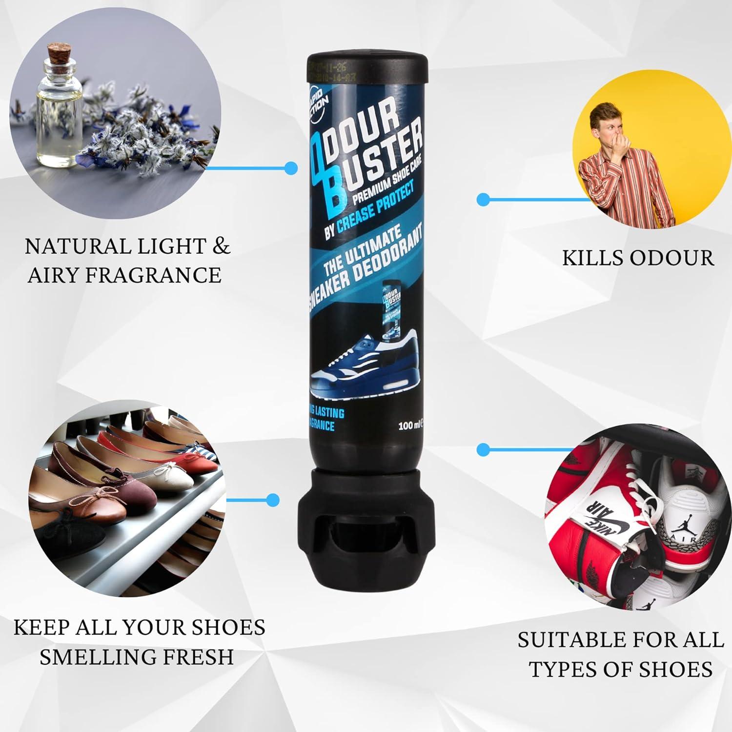 Odour Buster Shoe Deodorant & Spray - Ultimate Freshener for Shoes ...