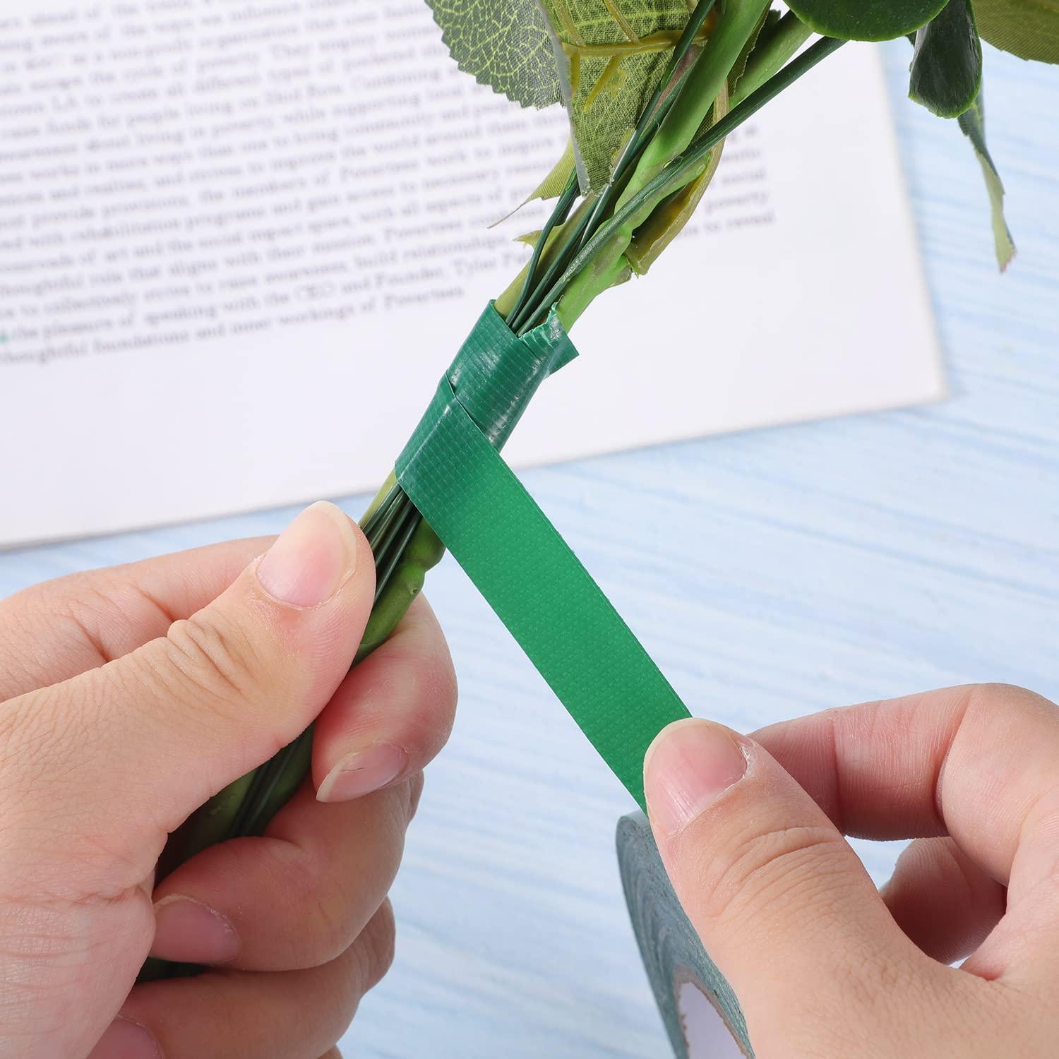 Green Waterproof Floral Tape 1/2 Wide | Adhesive Florist Tape for ...