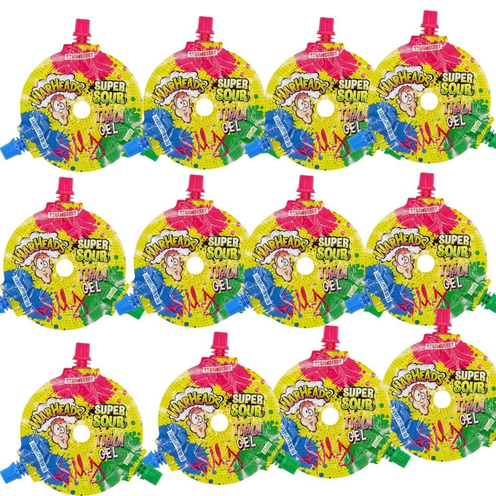 Super Sour Trio Gel Wheel 51g - Sour fruit flavoured gel candy (12 Packs) | Buy Now with Express ...