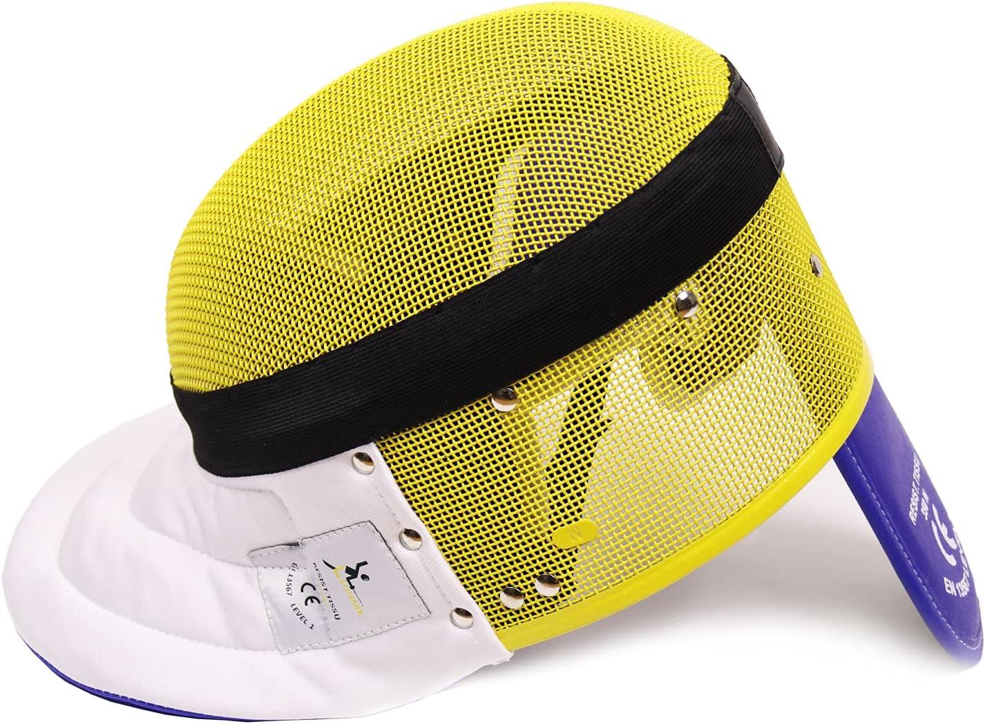 LEONARK Fencing Epee Mask Hema Helmet CE 350N Certified - Yellow X-Small | Buy Now with Express ...