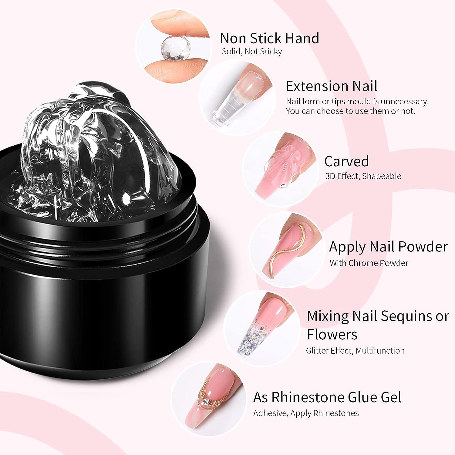 Non Stick Clear Nail Gel for Hand Extension by BORN PRETTY | Buy Now ...