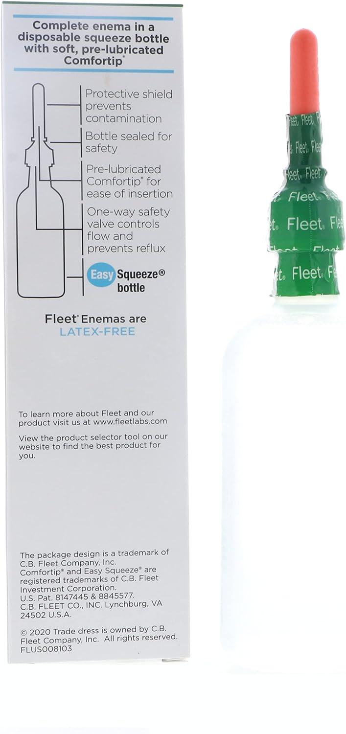 C B Fleets & Co Fleet Enema Saline Laxative 7.8 fl oz - Ready-to-Use ...