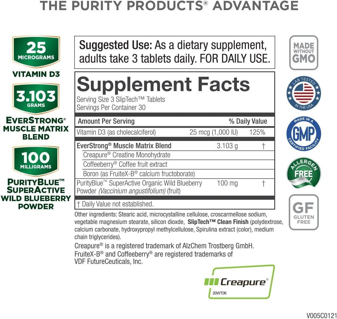 EverStrong Blue by Purity Products - Muscle Matrix Blend with Creapure ...