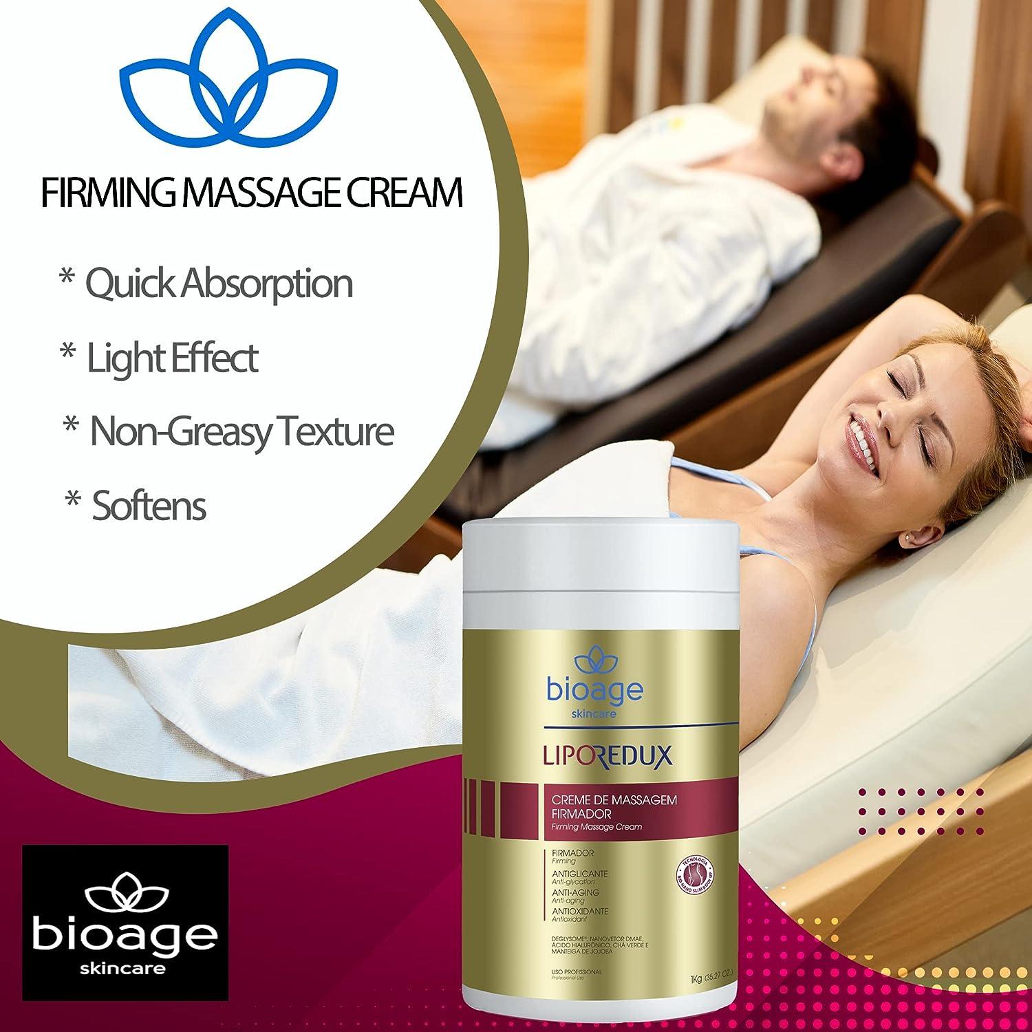 Bioage Tightening/Firming Massage Cream with Hyaluronic Acid & Jojoba ...