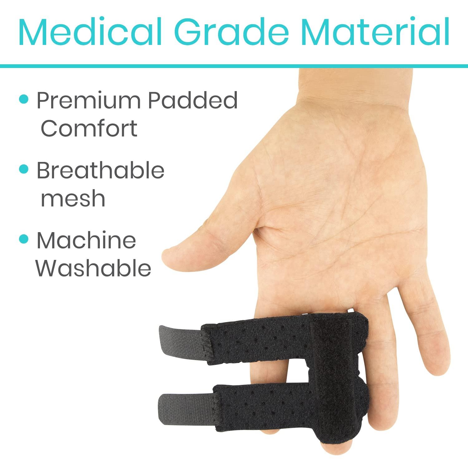 Vive Finger Splint (2 Pack) - Universal Finger Straightener for ...