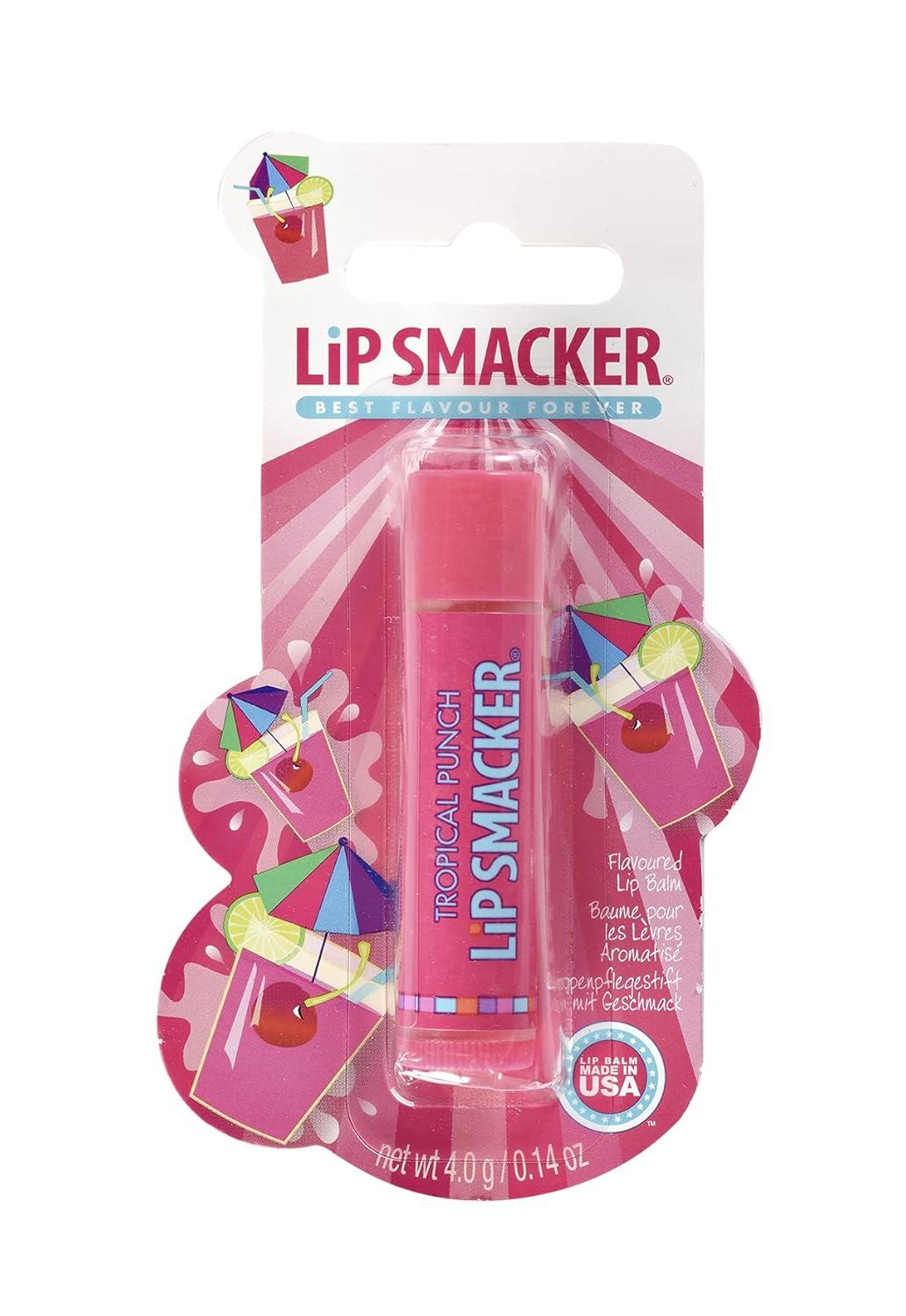 Lip Smacker Fruity Tropical Punch - Sweet Lip Balm for Kids - Tropical ...