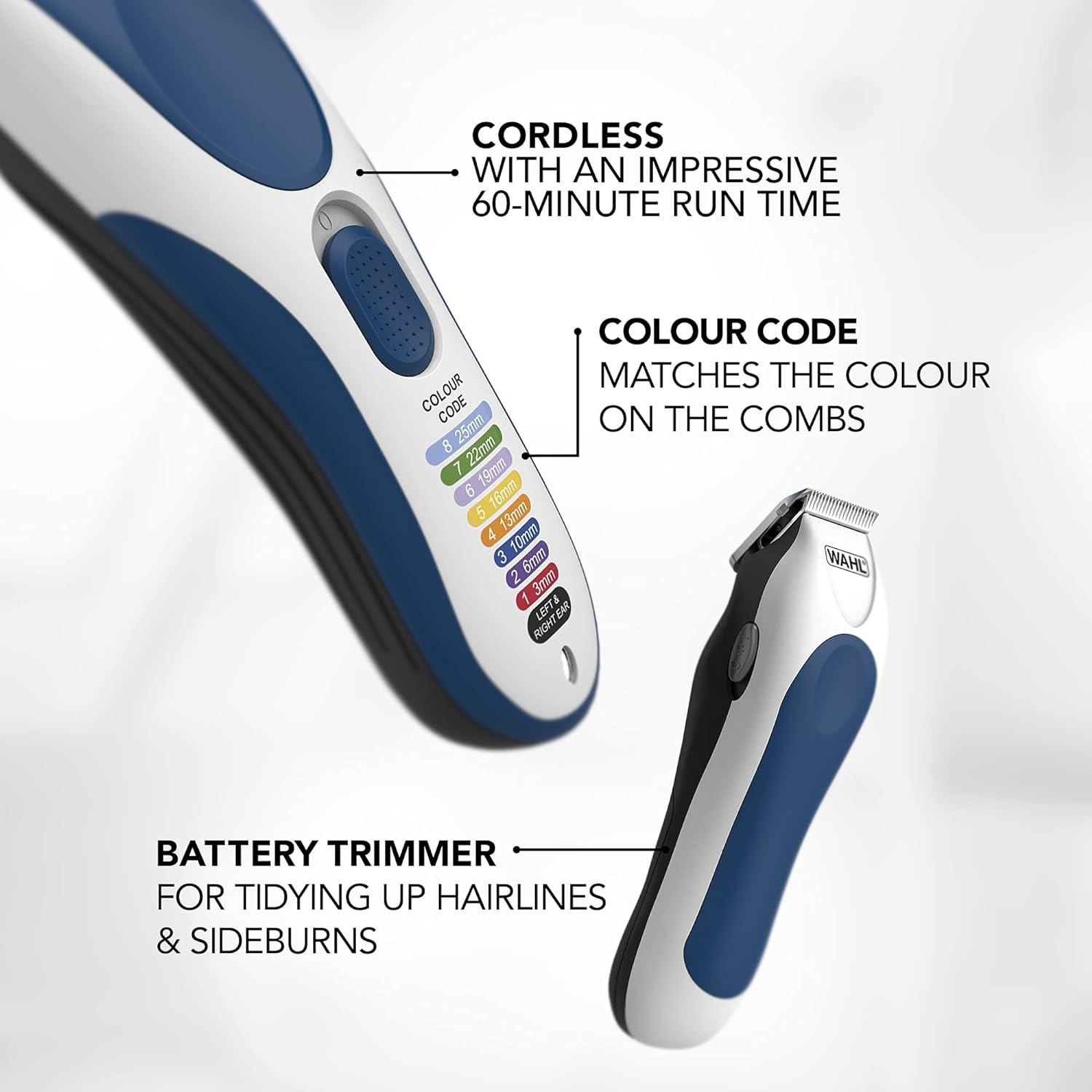 Wahl Colour Pro Cordless Combi Kit - Men's Hair Clippers with Beard ...