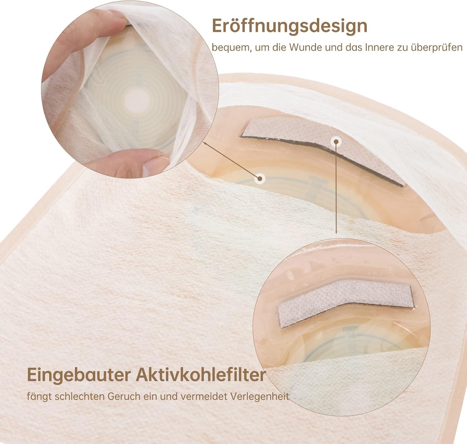 Daisyleaf 10-Pack Disposable Colostomy Drainage Bags | Stoma Care for ...