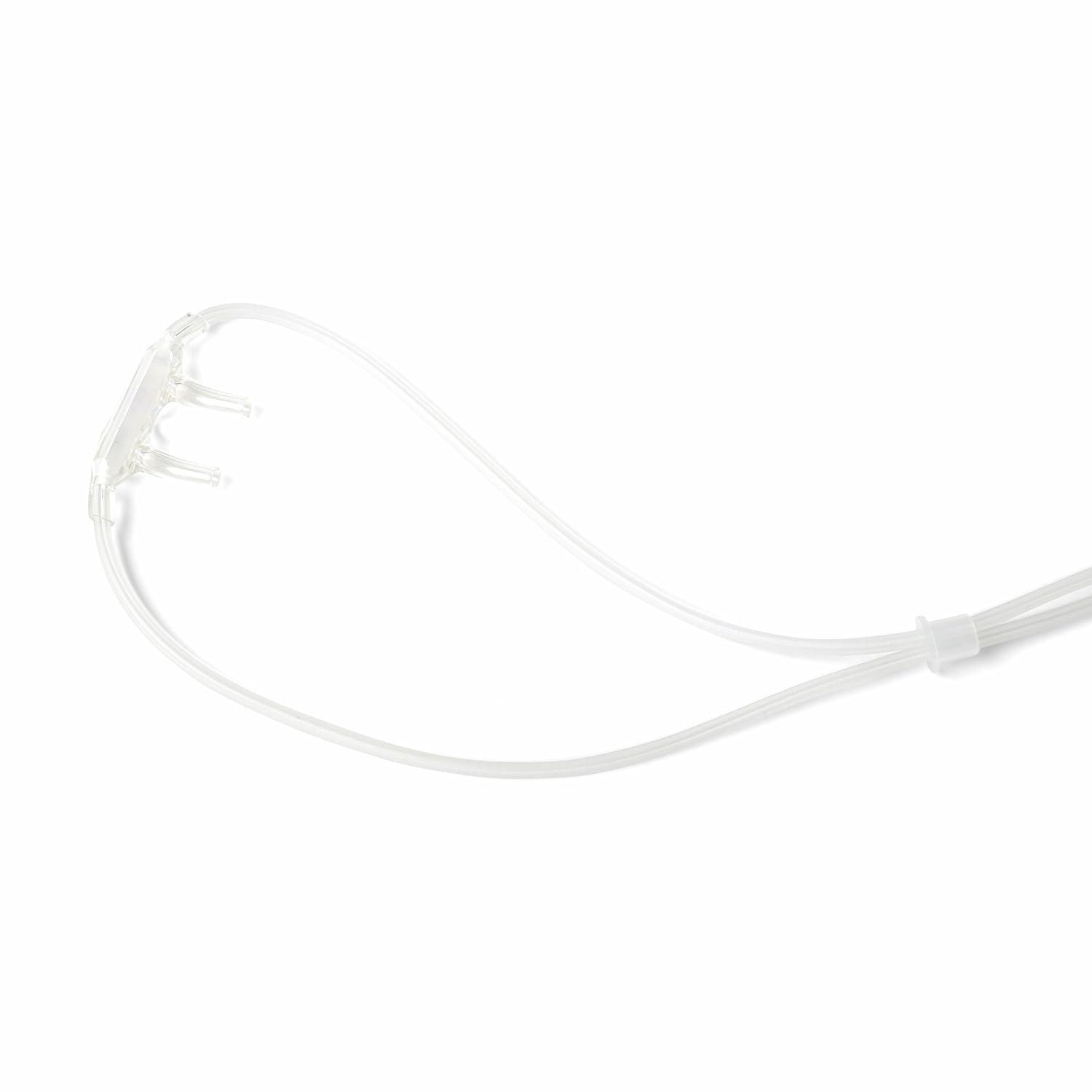 Medline Supersoft Nasal Oxygen Cannula - 7-Foot Tubing, Adult Size ...