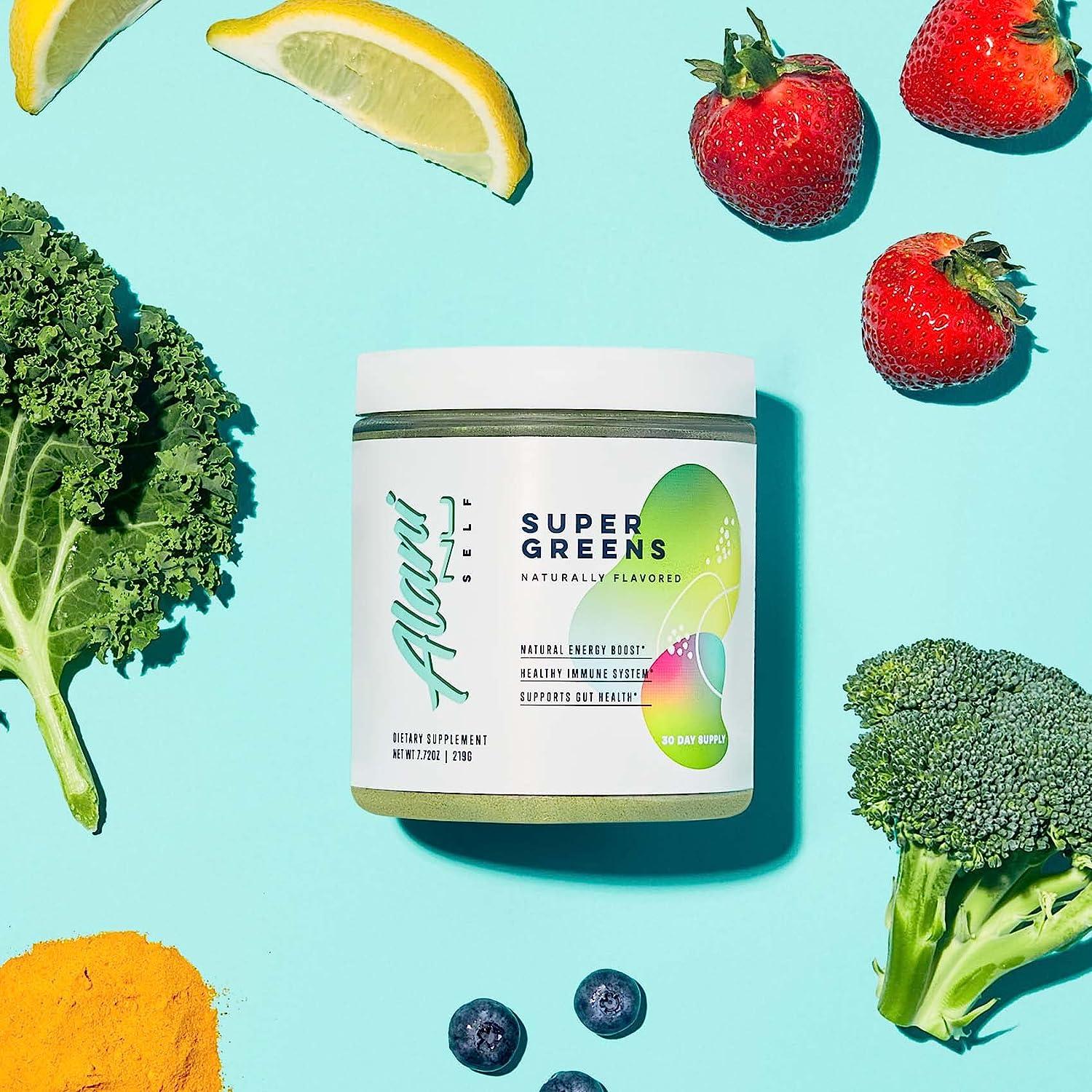 Alani Nu Super Greens Powder - Premium Superfood Supplement with ...