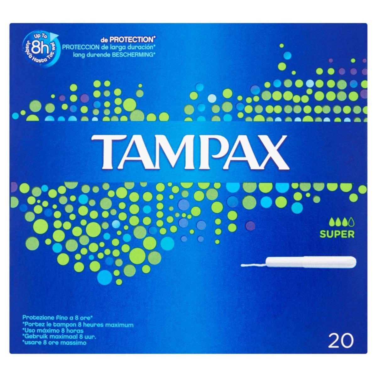 Tampax Super 20 Pads - Super Absorbency Best for Heavy Flow | Buy ...