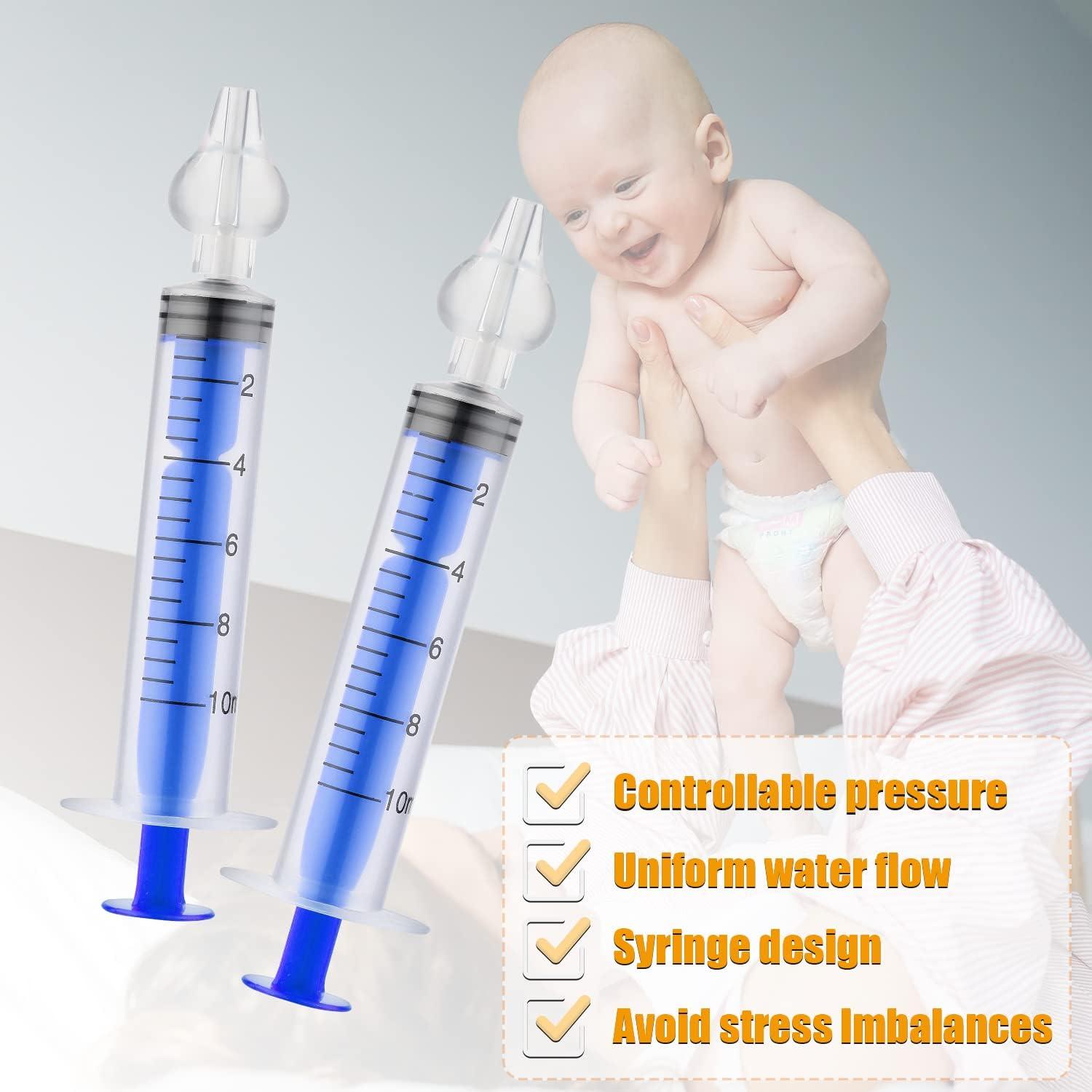 2pcs Baby Nasal Irrigation Kit with Reusable Silicone Tips - Blue | Buy ...
