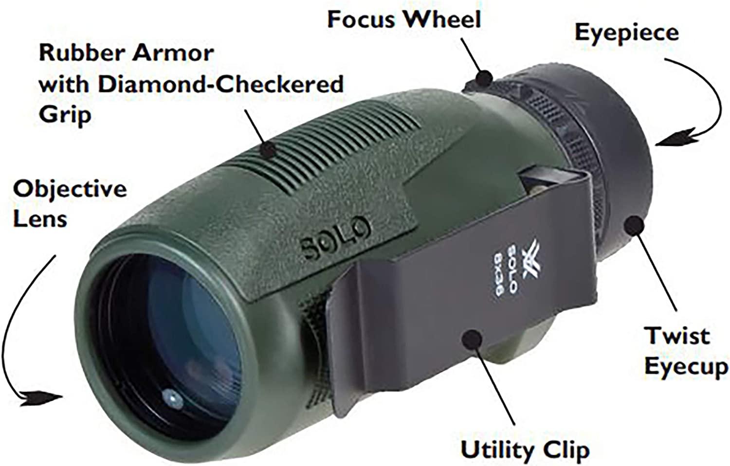 Vortex Optics Solo Monocular 10x36 - Compact and Powerful Monocular for ...