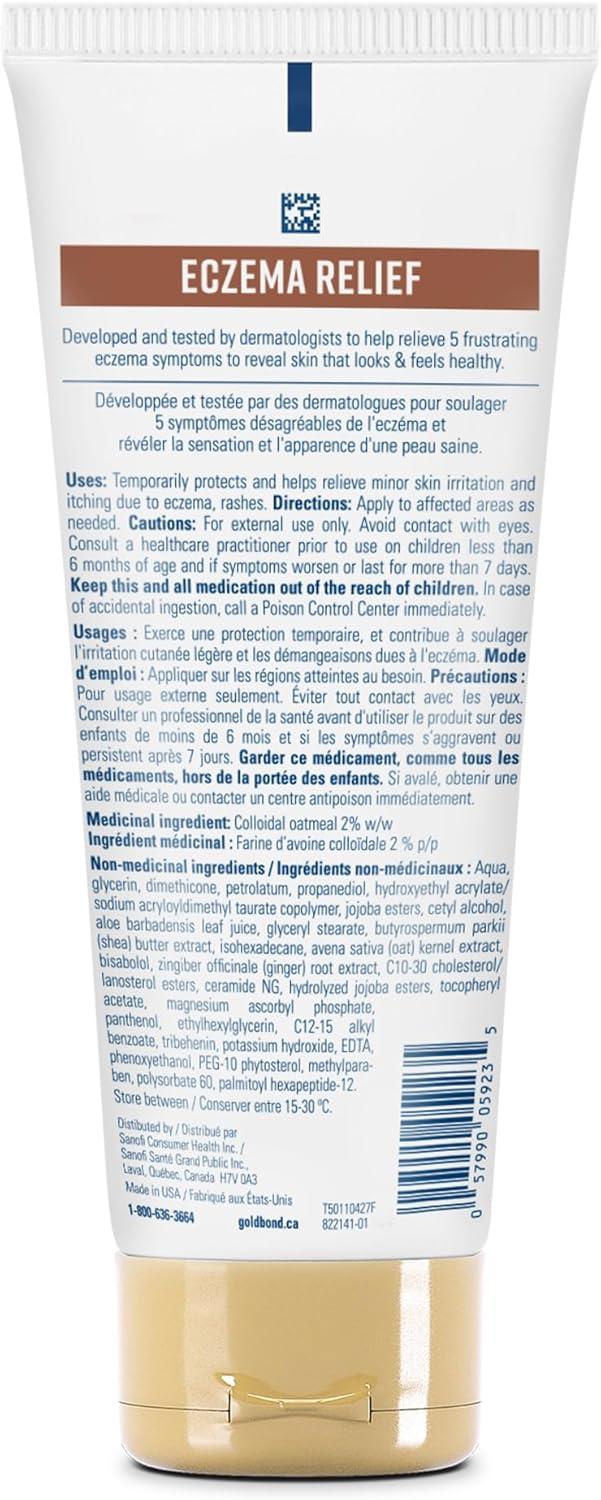 Gold Bond Medicated Eczema Relief Cream 225ml Tube Steroid and ...