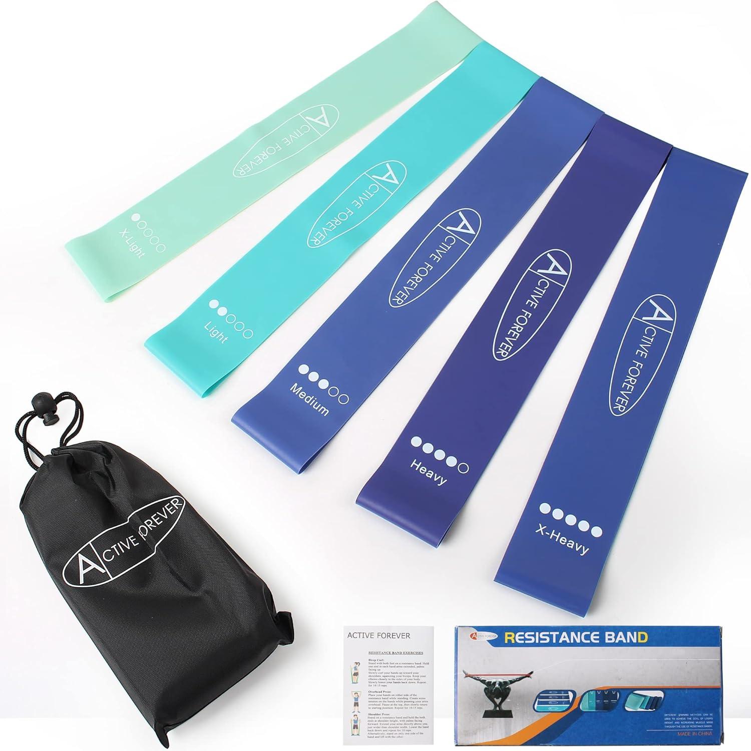 Active Forever Resistance Band - Pull Up Assist Band for Muscle ...