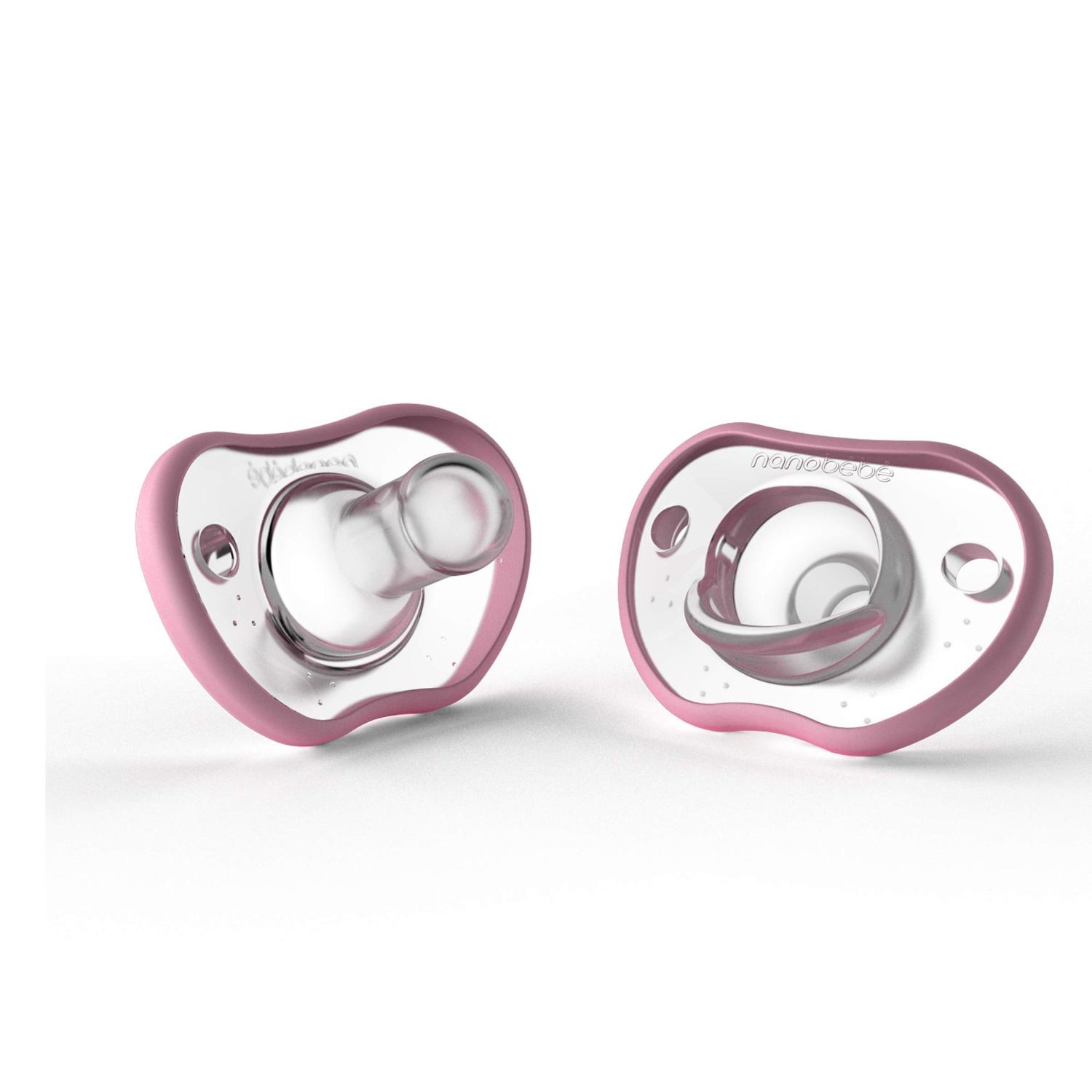 Buy B aba Flexible Pink Pacifier (3m+) - 2 Pieces | International ...