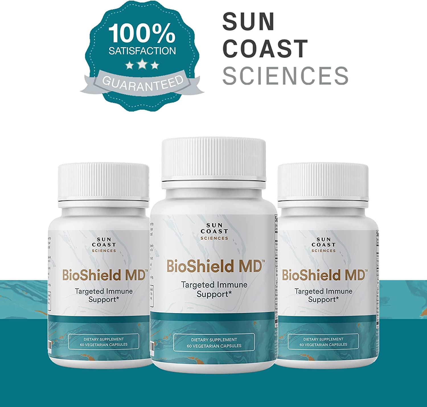 Sun Coast Sciences BioShield MD - Immunity Support with Vitamin C, D ...
