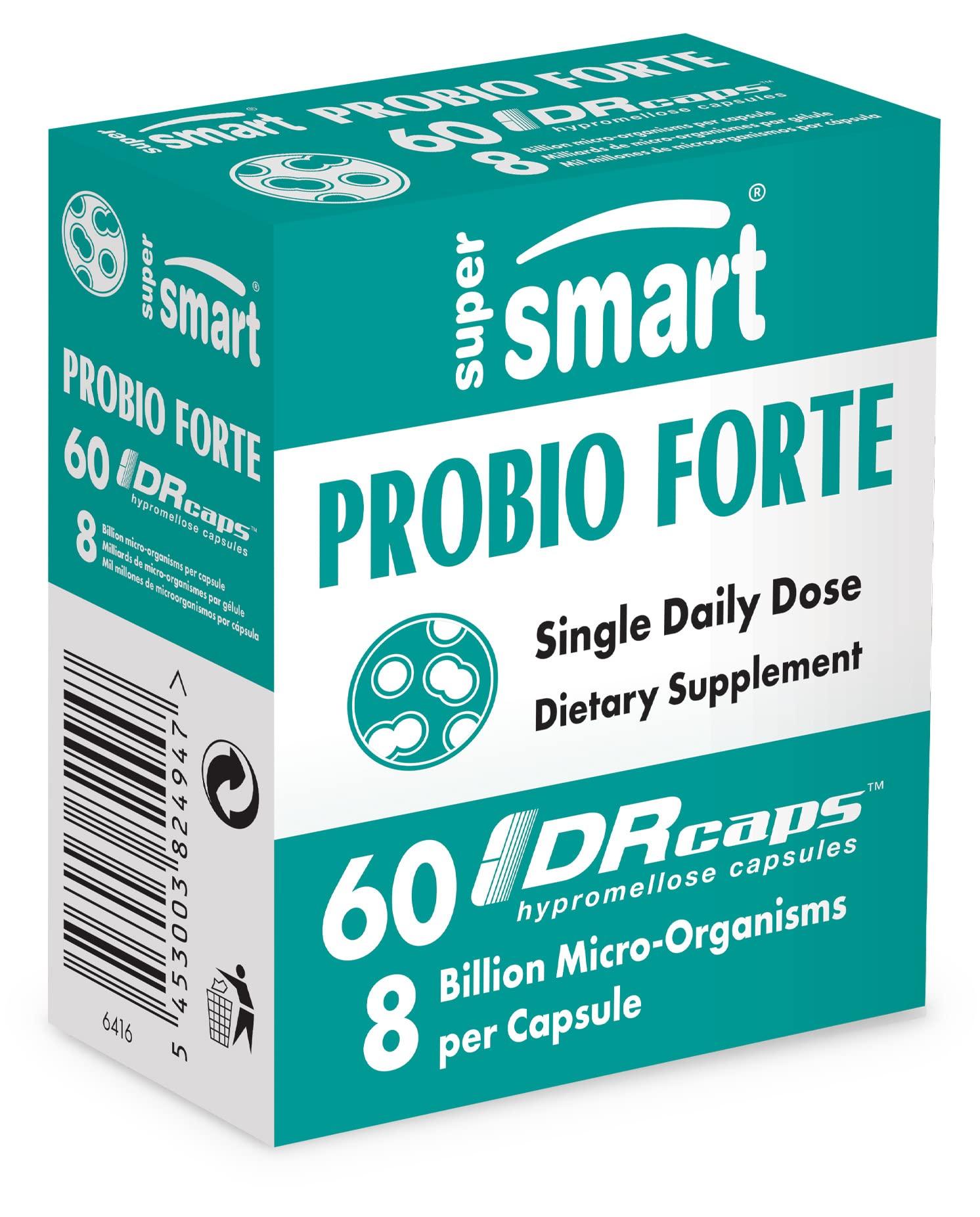 Supersmart Probio Forte - 8 Billion Probiotics | Immune Support with ...