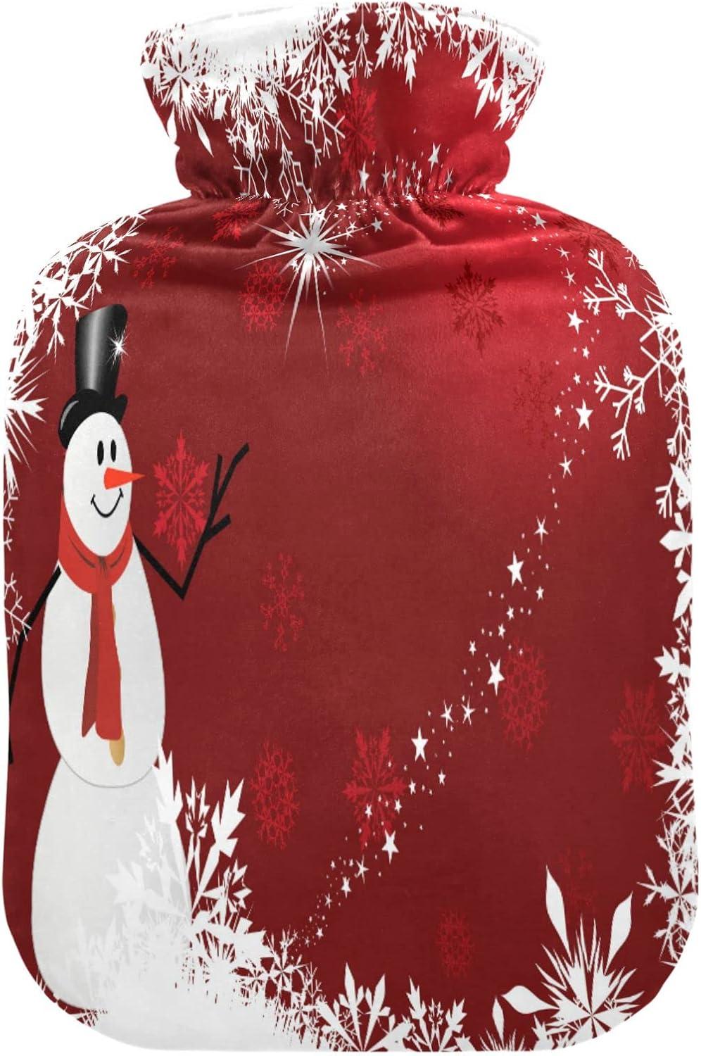 KCL Deci 2L Hot Water Bottle with Snowman Cover - Relief for Menstrual ...