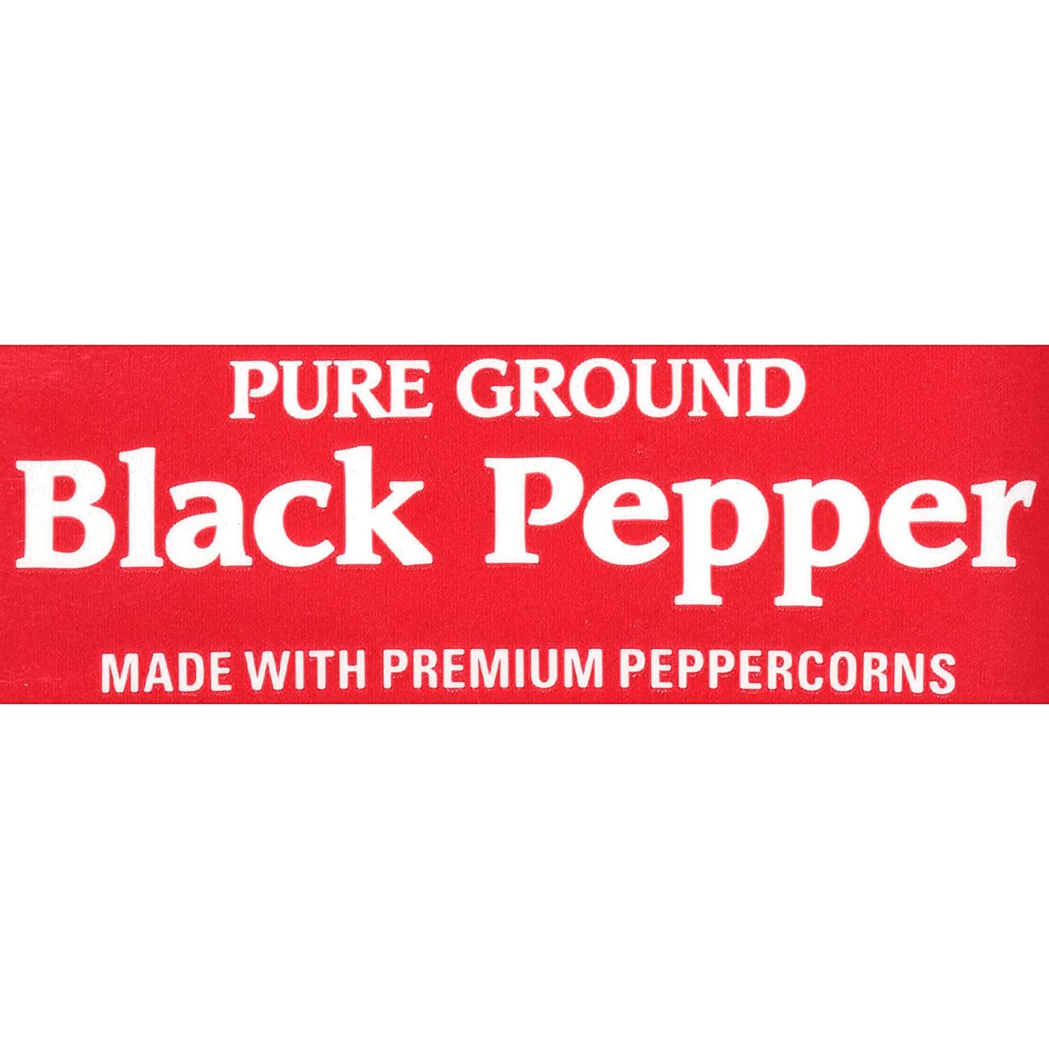 McCormick Pure Ground Black Pepper Bonus Pack - 4 oz | Premium Quality ...