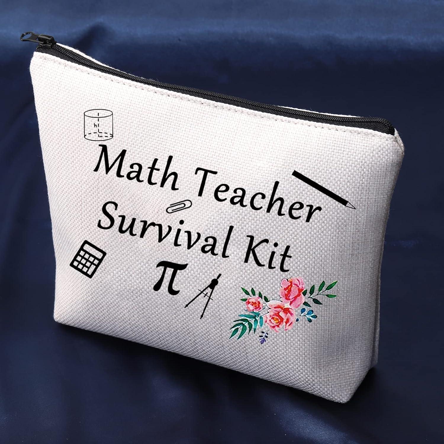 Mathematical Teacher Survival Kit Makeup Bag - Perfect Graduation Gift ...