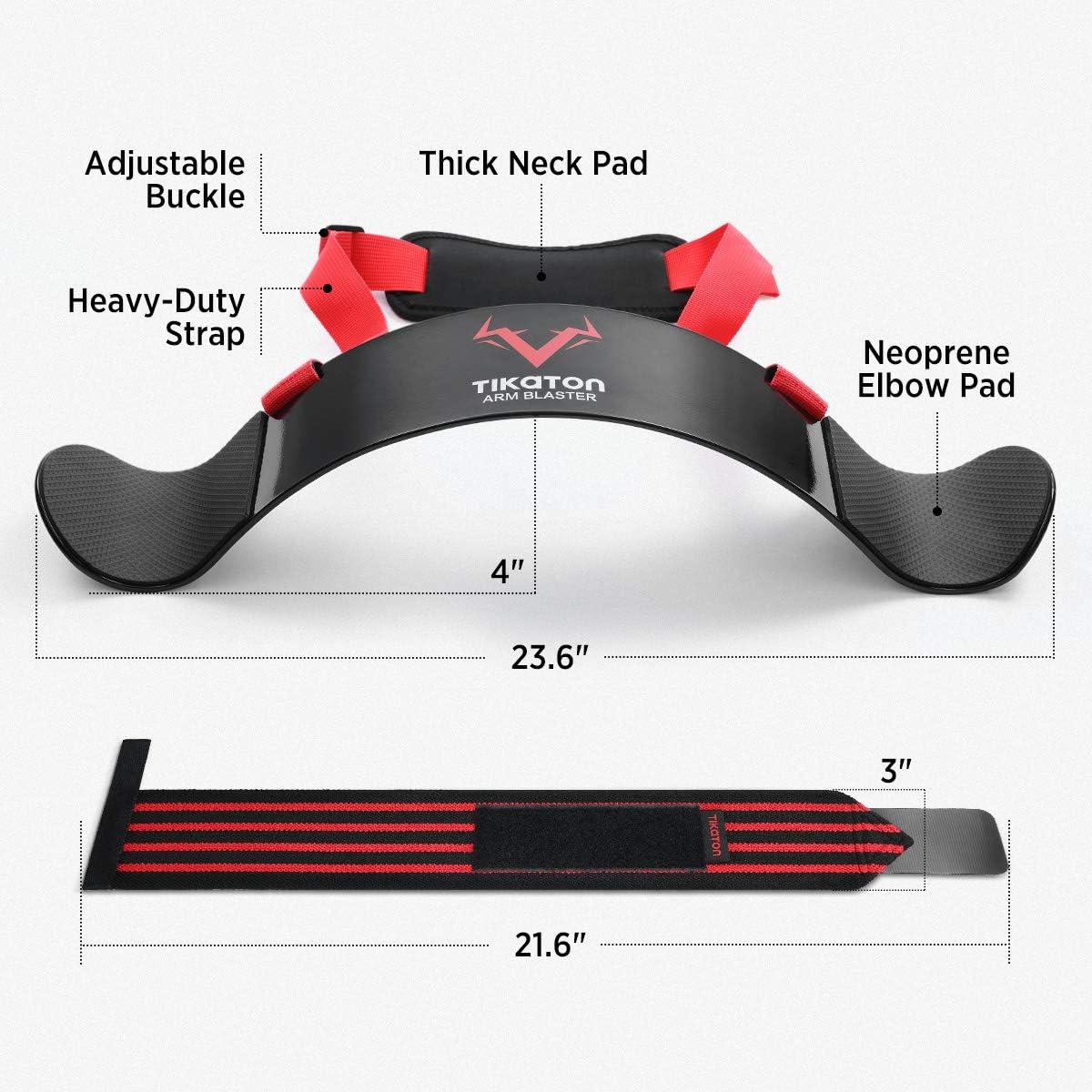 Buy Tikaton Arm Blaster with Wrist Bandages - Adjustable Biceps ...