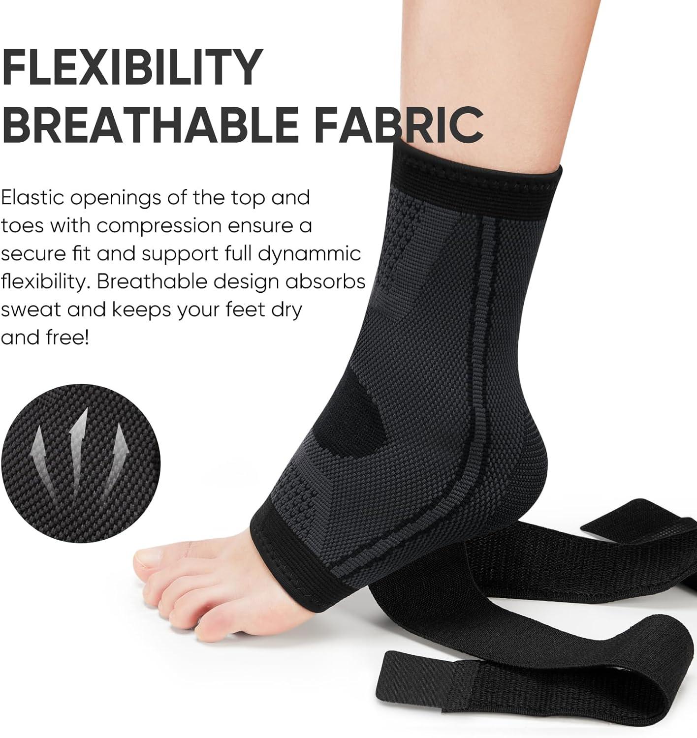 AVIDDA Ankle Support Brace XL - Adjustable Plantar Fasciitis ...