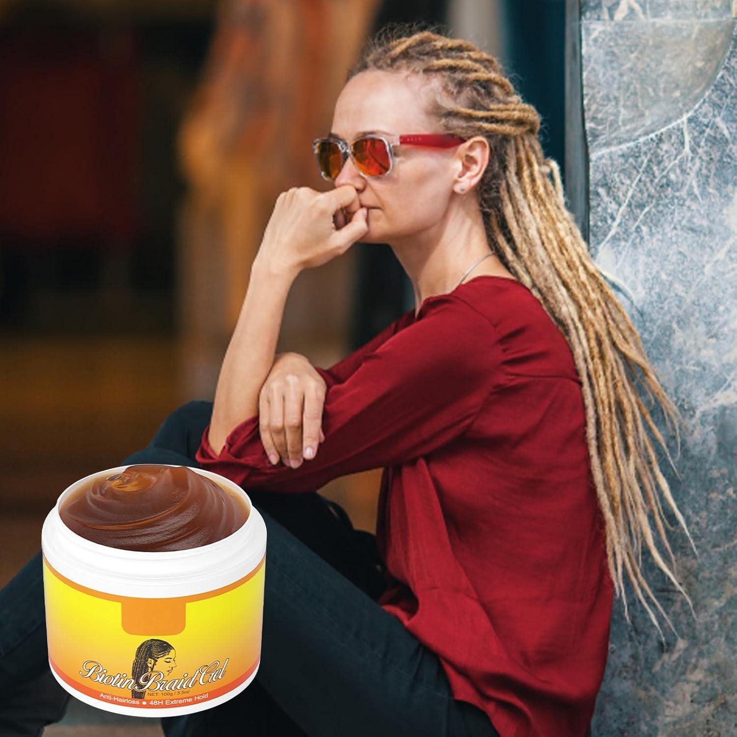 Afro Frizzy Hair Gel for Women and Men Edge Booster Gel for Afro Hair ...