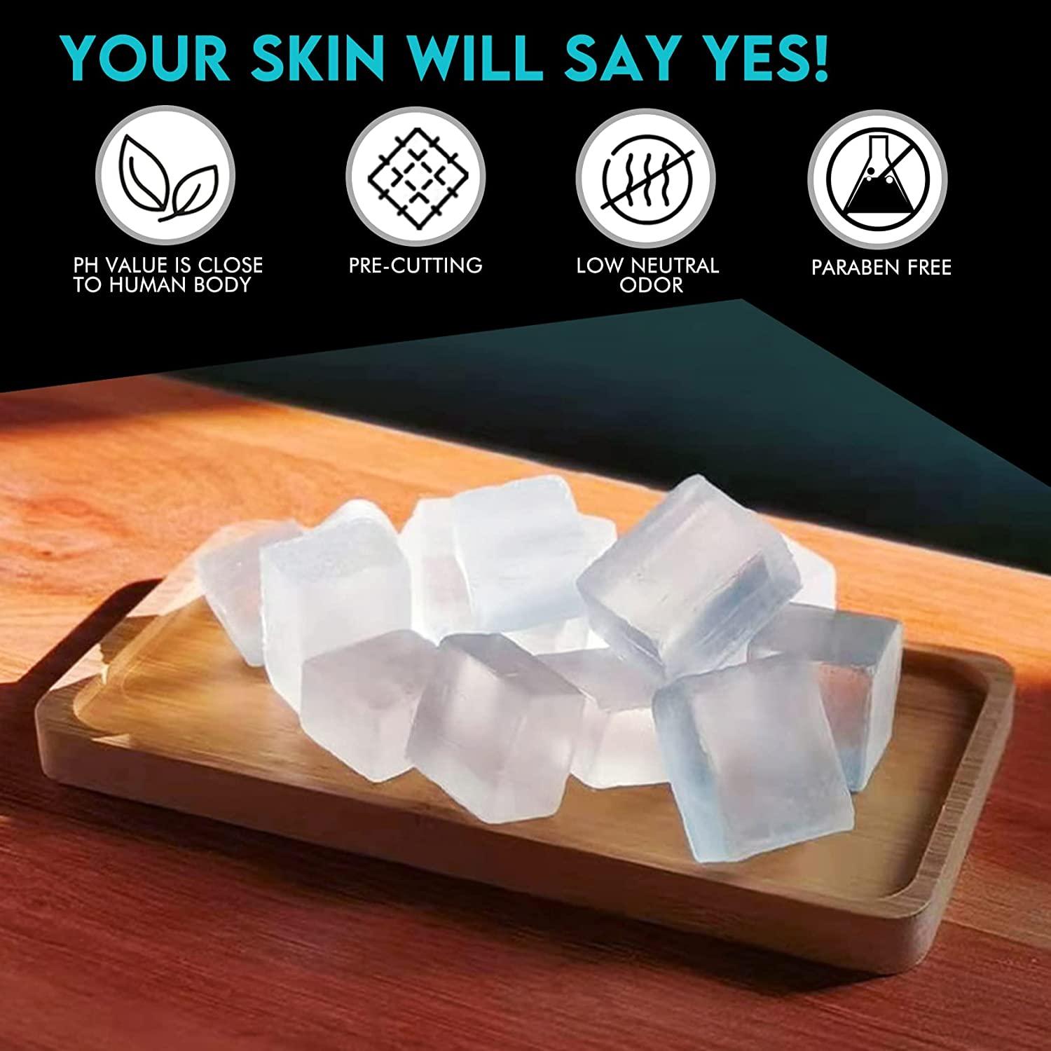 Clear Glycerin Soap Base 4LB - Moisturizing DIY Handmade Soap with ...