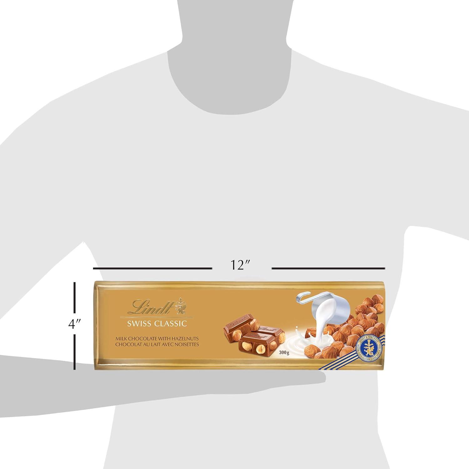 Lindt Swiss Classic Milk Chocolate With Whole Roasted Hazelnuts - 300g ...