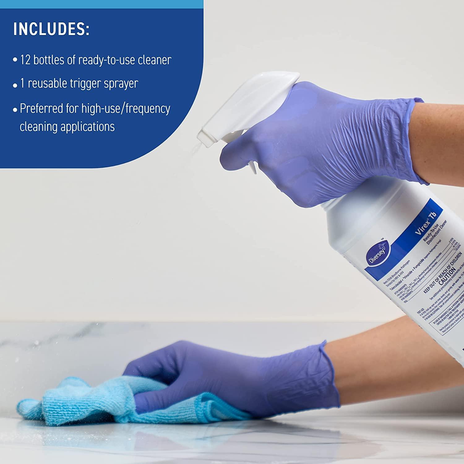 Diversey - Virex Tb Ready-to-Use Disinfectant Cleaner (04743.) - 32 Oz ...