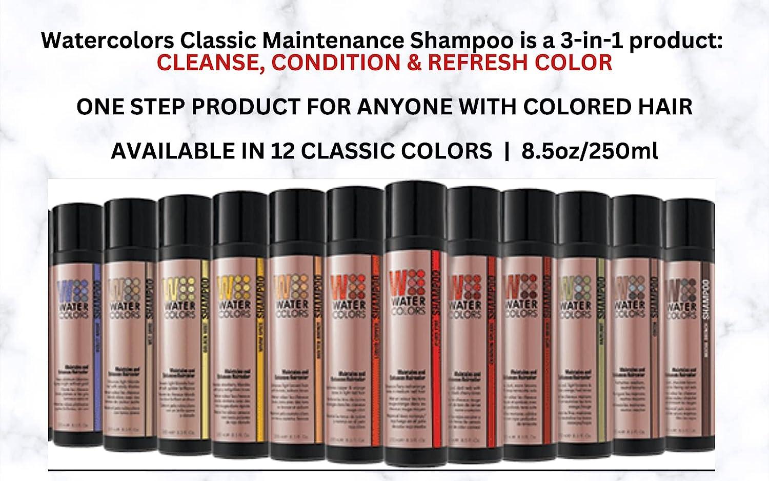 Watercolors Color Depositing Shampoo - Classic Liquid Copper 8.5 Fl Oz ...