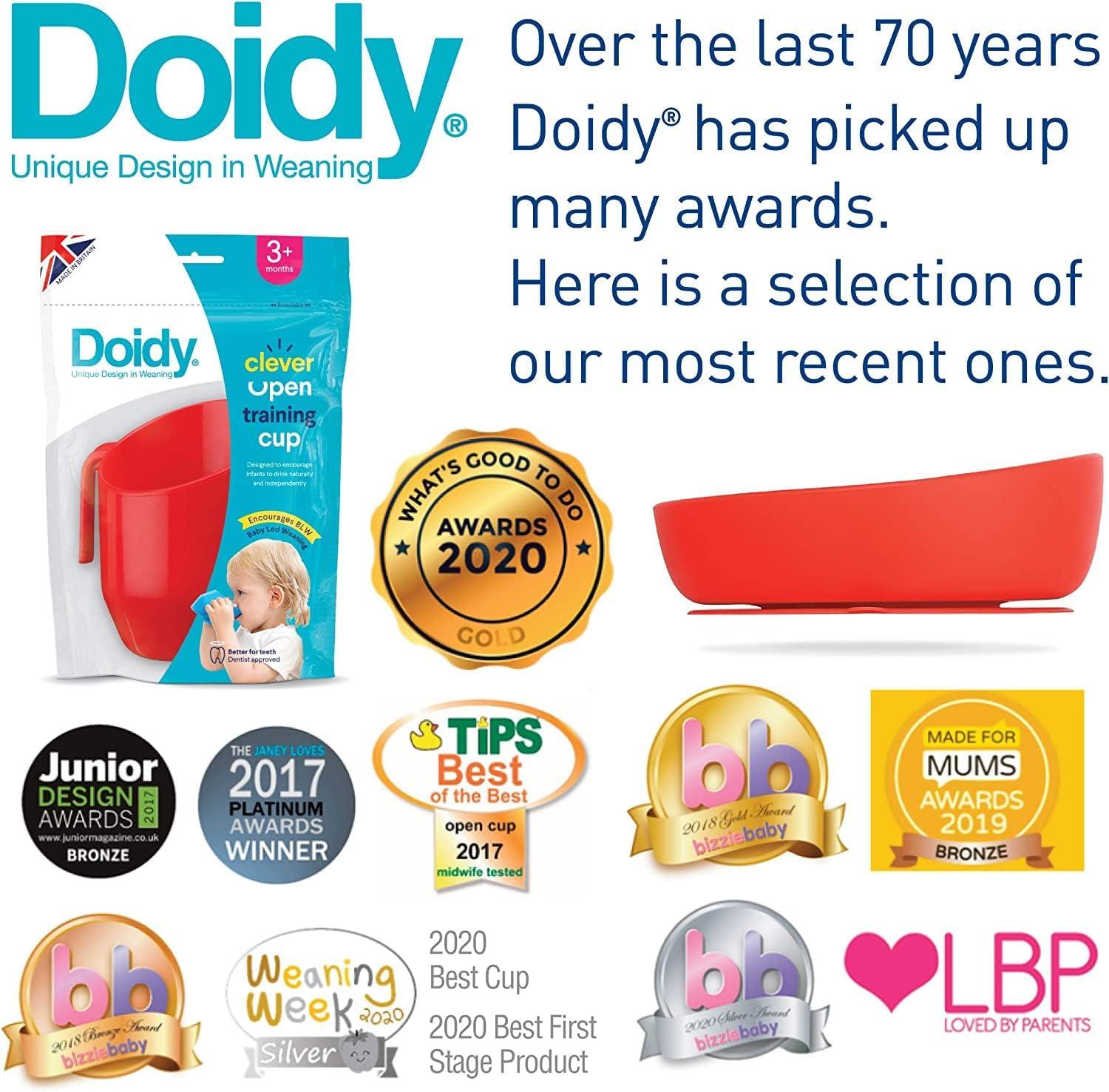 Doidy Cup - Training Sippy Cups Baby Cup Unique Slanted Design Two ...