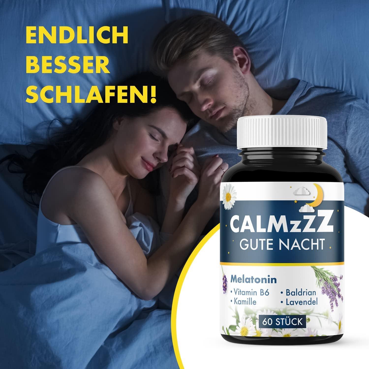 Calmzz Good Night Melatonin Gummy Bears - 60 Pieces 0.5 mg Melatonin ...