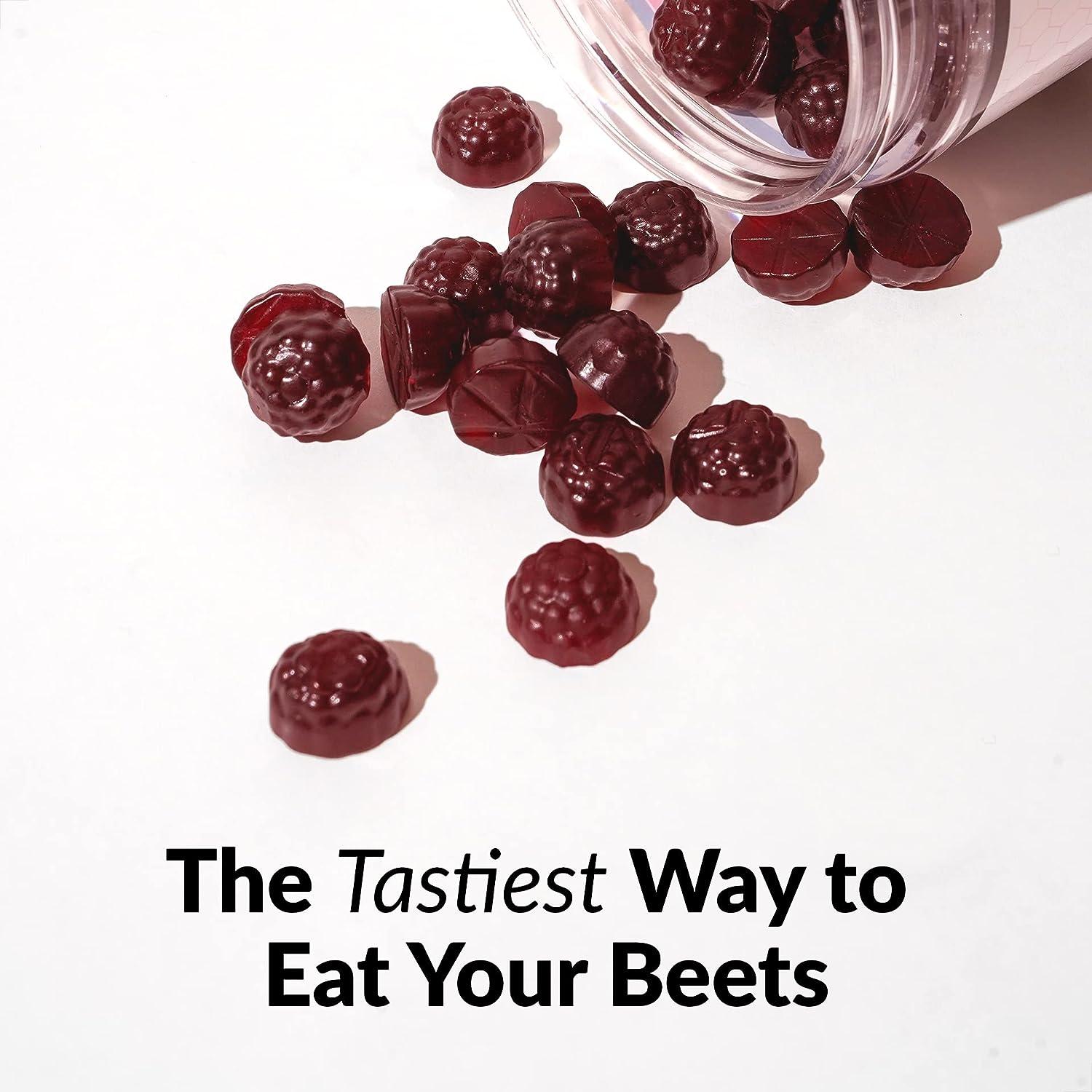 Force Factor Total Beets Gummies: Beet Supplement for Heart-Healthy ...